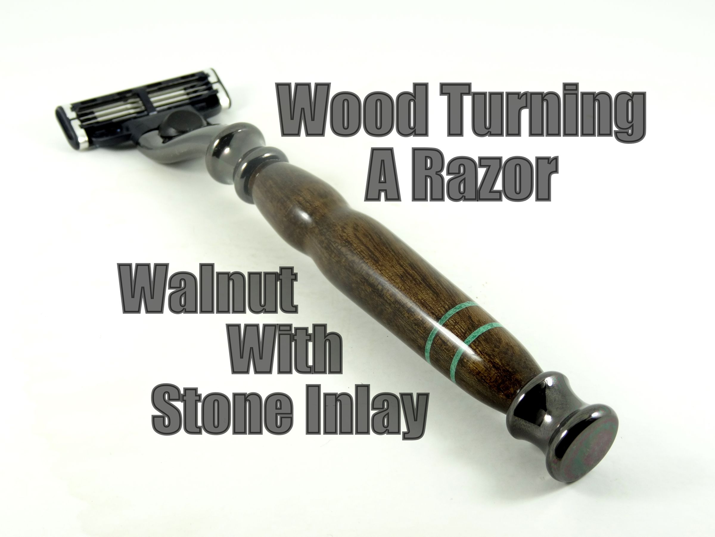 Wood Turned Razor With Stone Inlays : 5 Steps (with Pictures ...