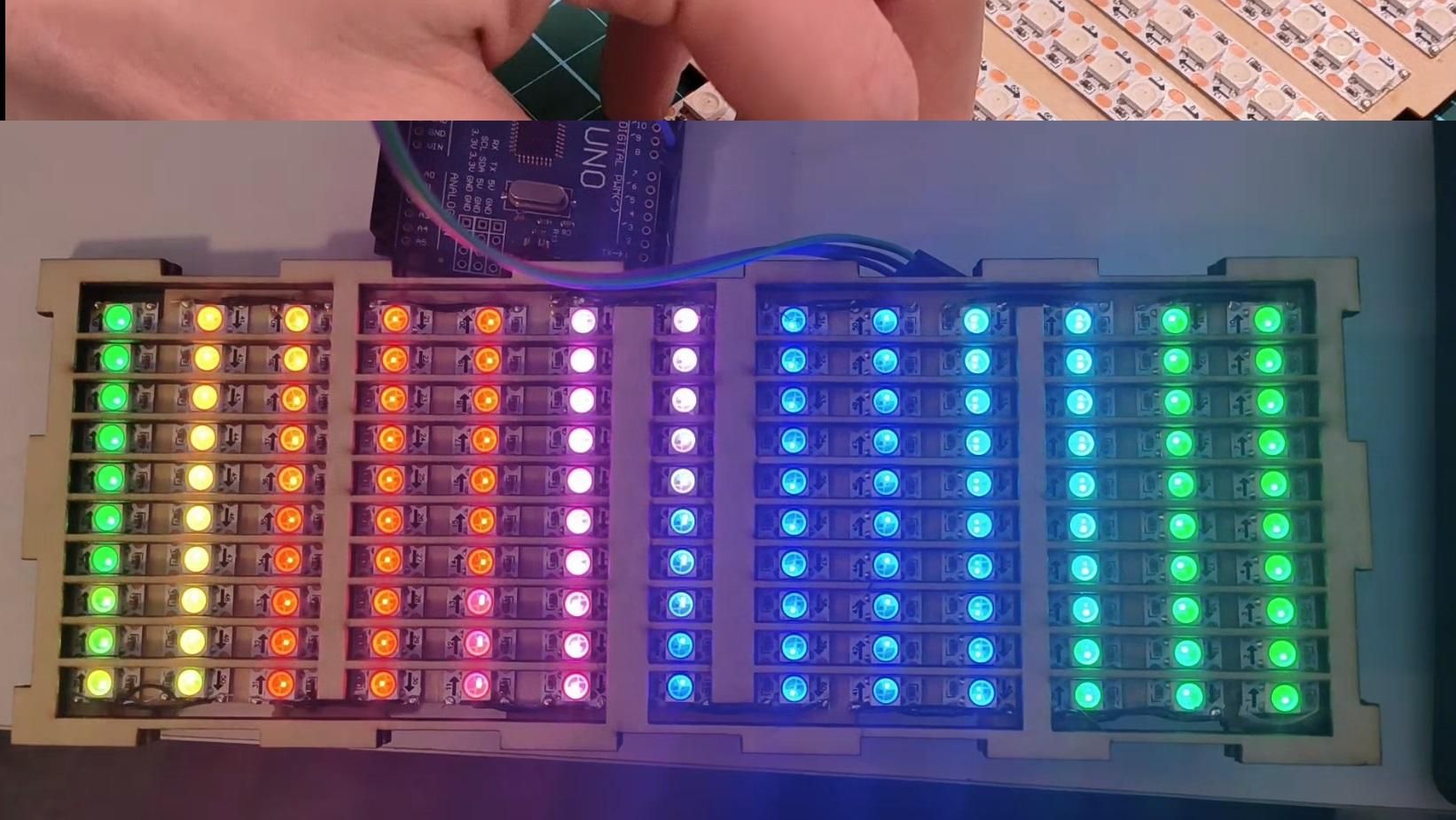 LED Arduino Nixie Clock: Crafting a Futuristic Glow for the New Year ...
