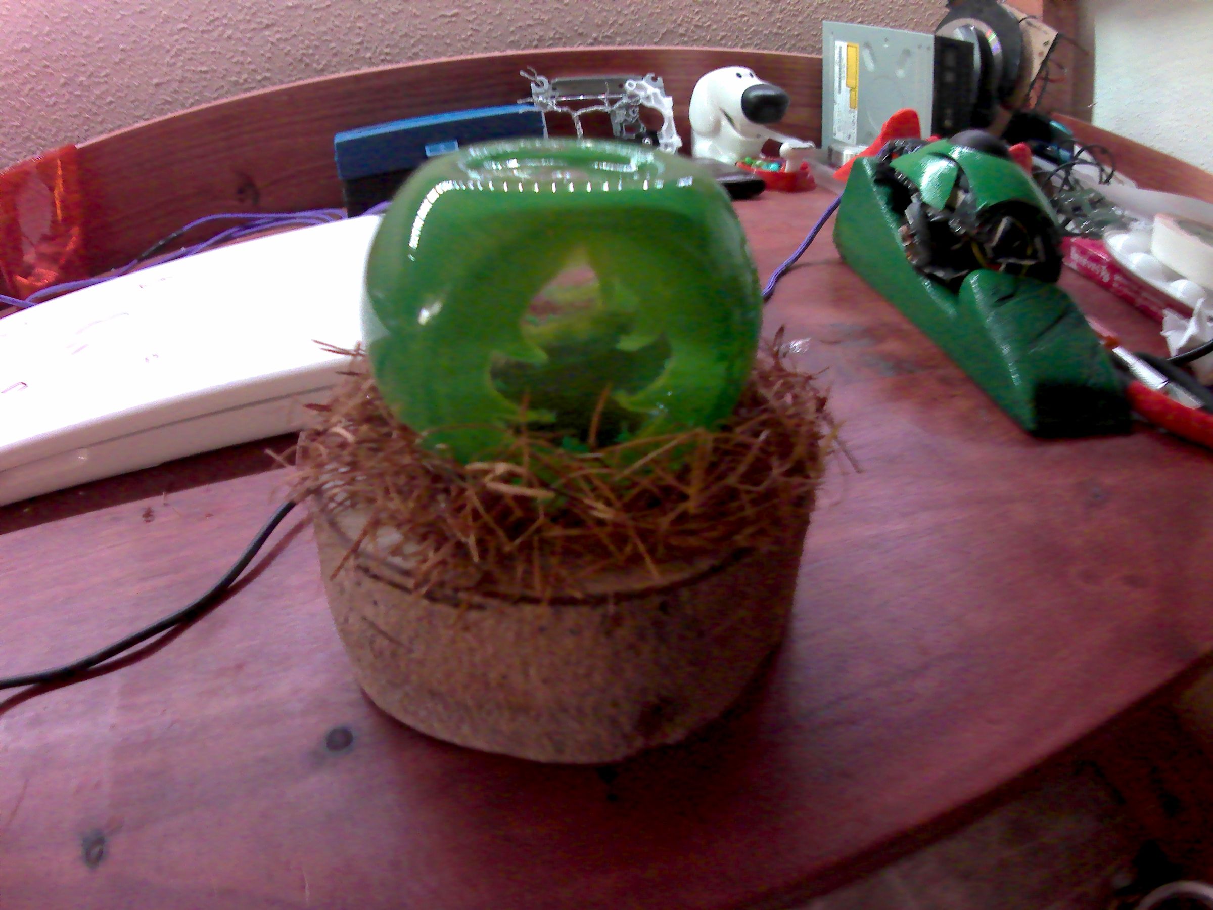 Upcycled GREEN Nature Lamp : 6 Steps (with Pictures) - Instructables