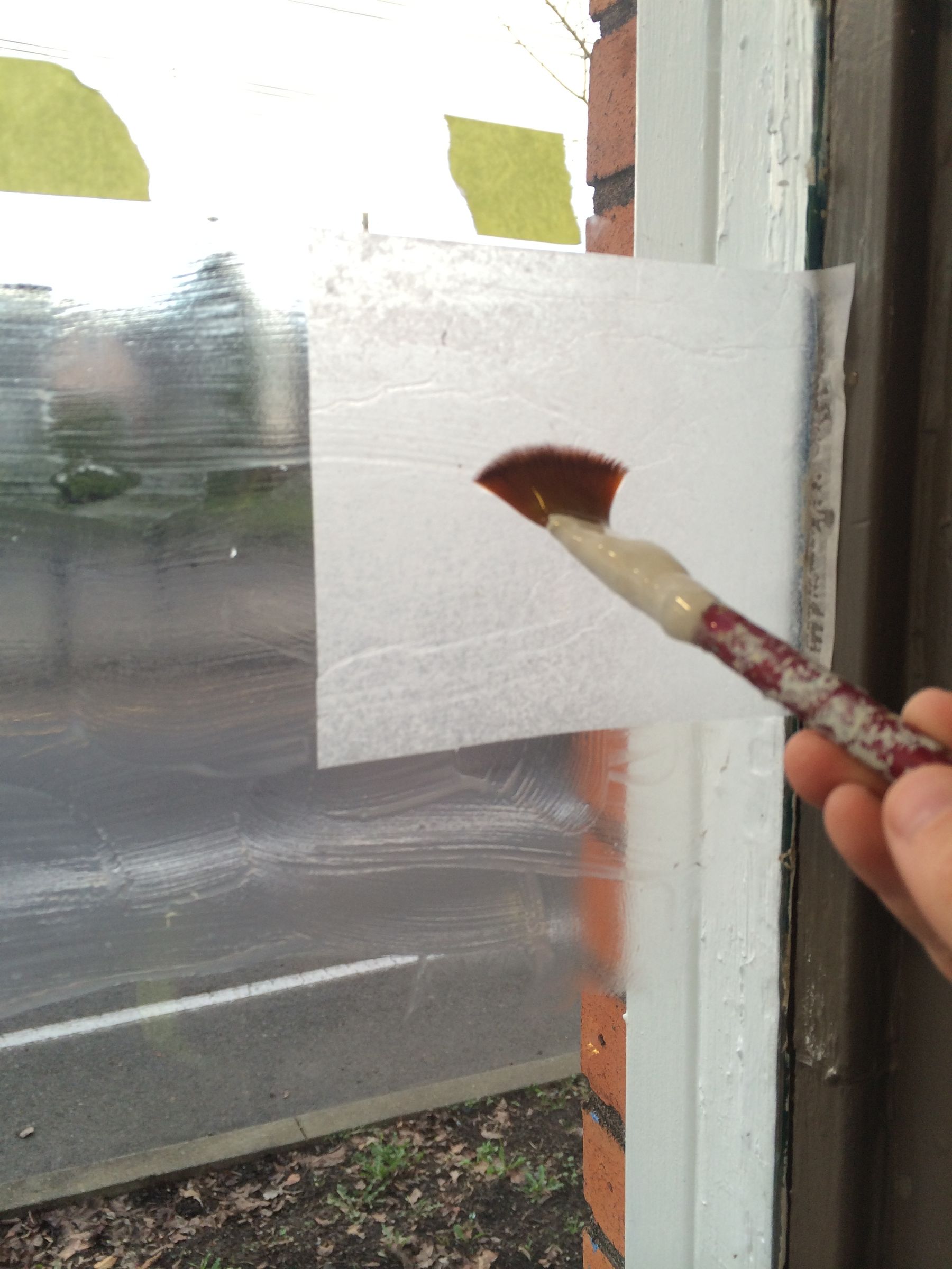 Paper Privacy Windows (window Frost Like a Boss) : 5 Steps (with ...