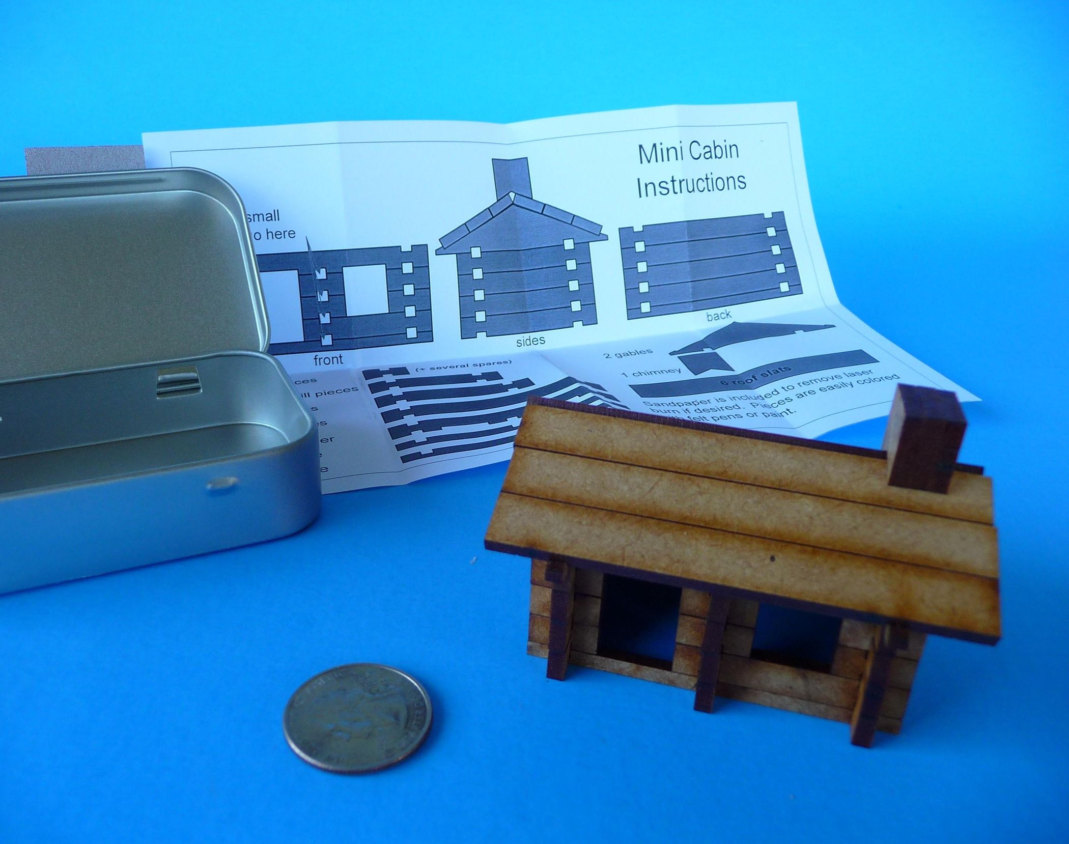 Cabin in a Mint Tin, Six Steps : 7 Steps (with Pictures) - Instructables