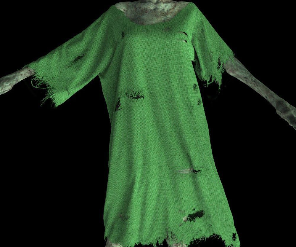 Marvelous Designer 5 Tutorials How to Make Tattered Zombie Clothes : 5 ...