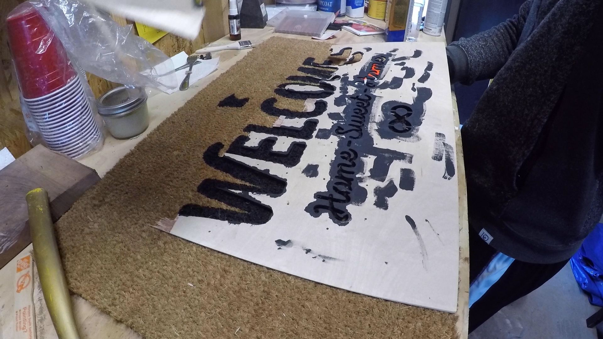 Making a Custom Welcome Mat : 9 Steps (with Pictures) - Instructables
