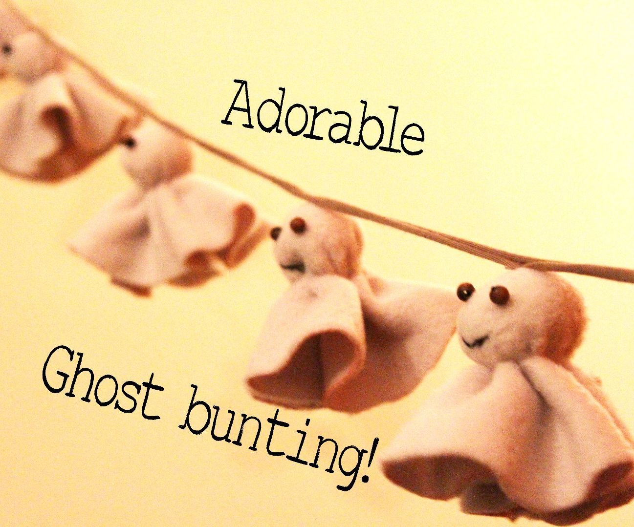 Super Adorable Ghost Bunting : 6 Steps (with Pictures) - Instructables