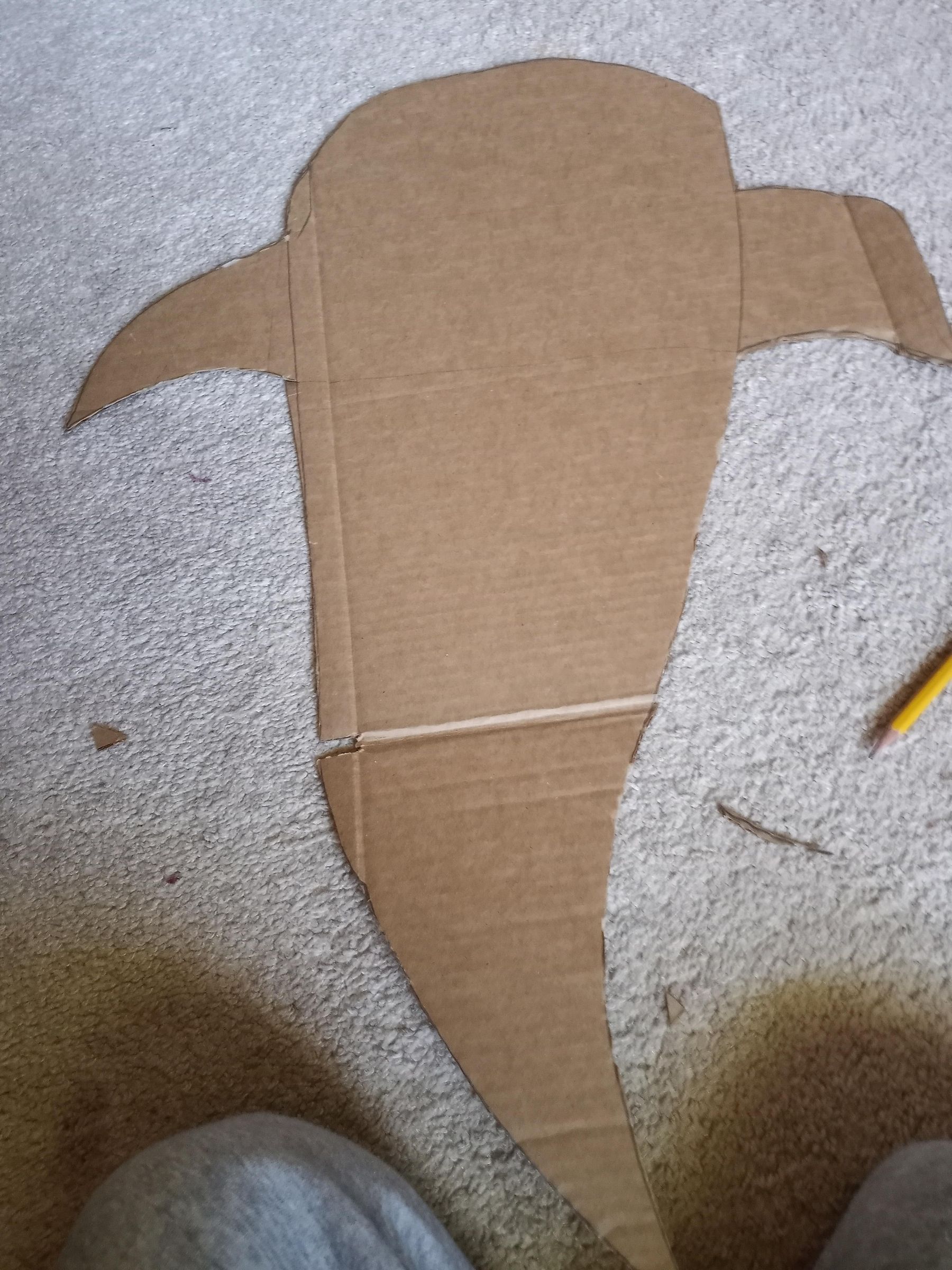 Large Whale Shark Made of Cardboard : 6 Steps (with Pictures ...