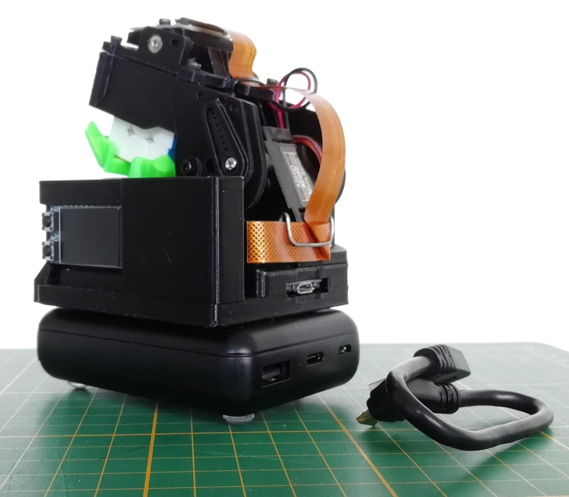 DIY the World's Smallest Rubik's Cube Solver Robot : 13 Steps (with ...