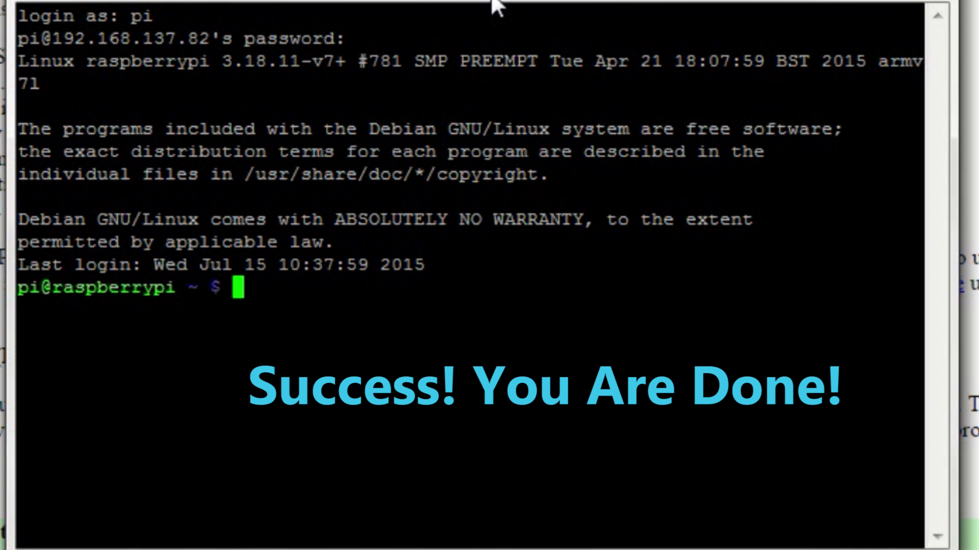 How to Use SSH With Raspberry Pi 2 : 4 Steps - Instructables