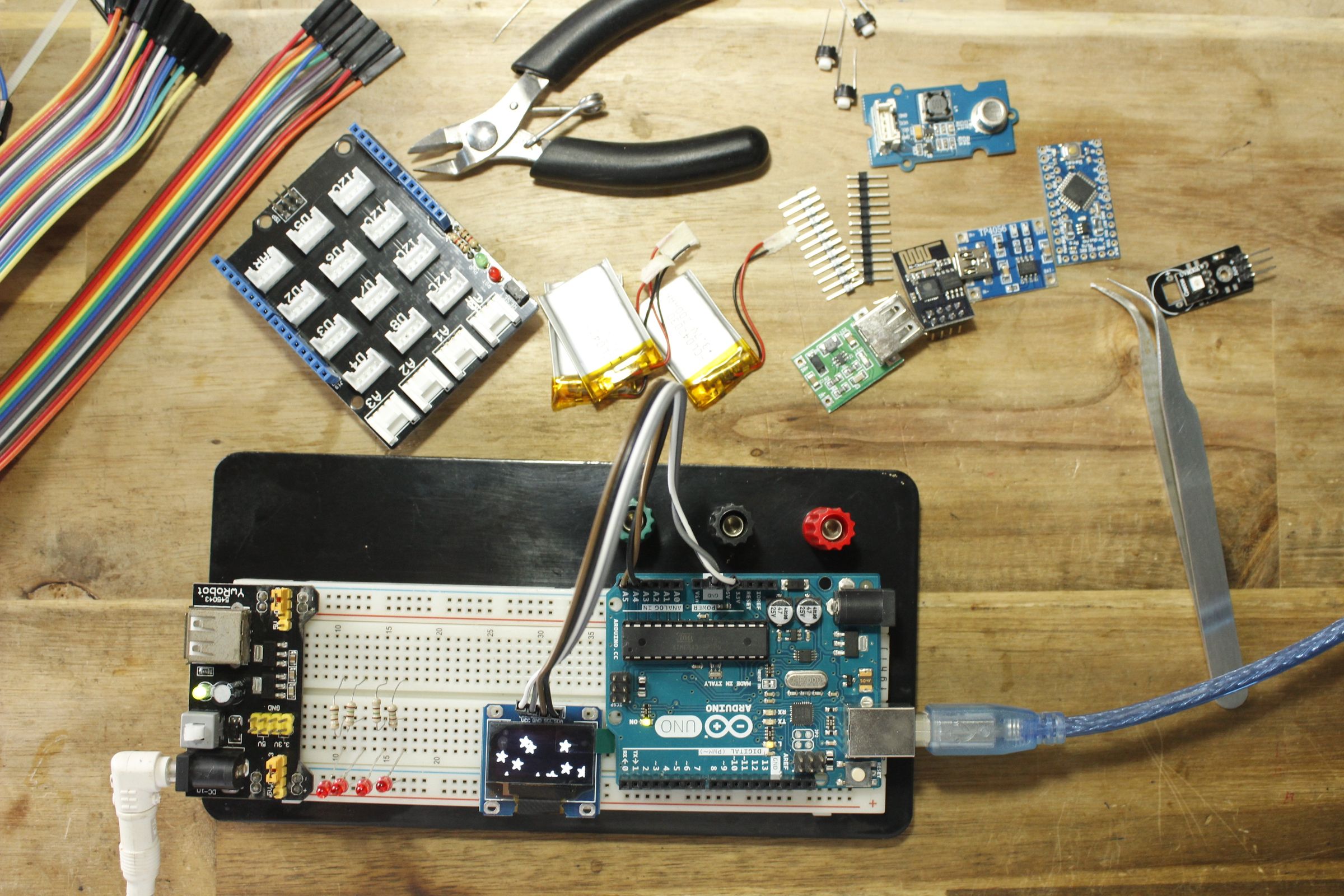 UV Meter & Breathalyzer Keychain - 3D Printed - IoT Blynk : 28 Steps ...