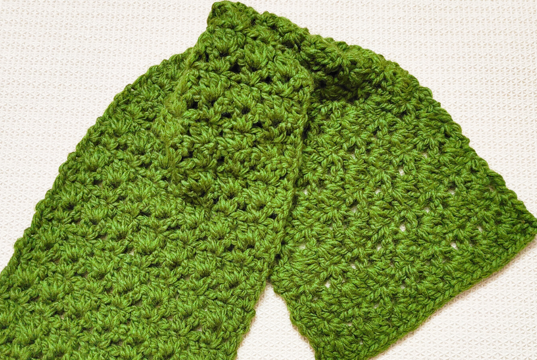 Two Row Repeat Quick and Simple Crochet Scarf Pattern : 7 Steps (with ...