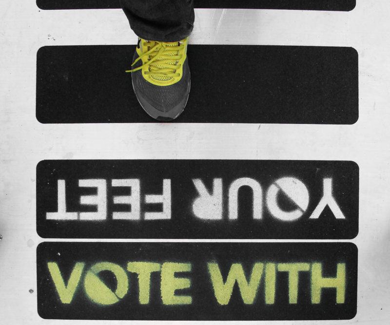 Vote With Your Feet : 5 Steps (with Pictures) - Instructables