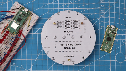 Nerdy Clock - Binary Clock Using Pico W : 5 Steps (with Pictures) - Instructables