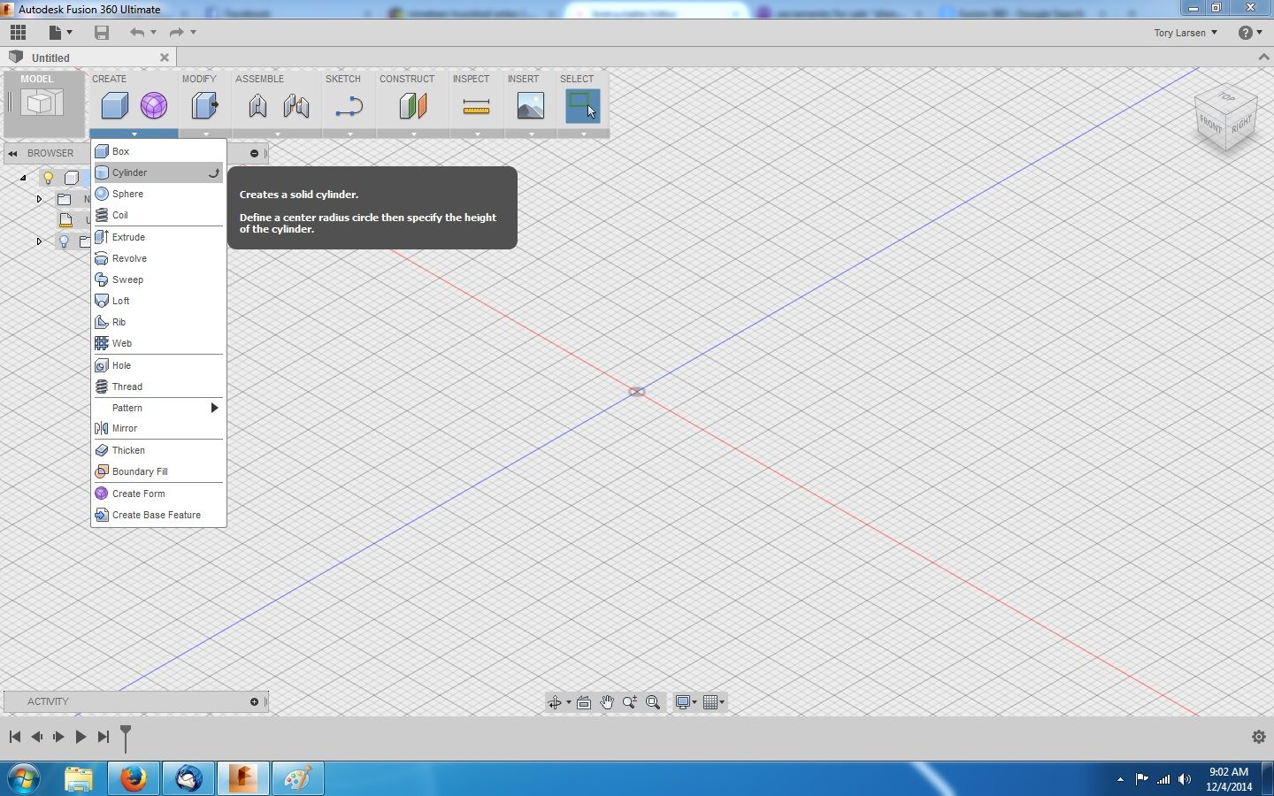 Creating a Simple 3D Model on Fusion 360 and Creating a Toolpath ...