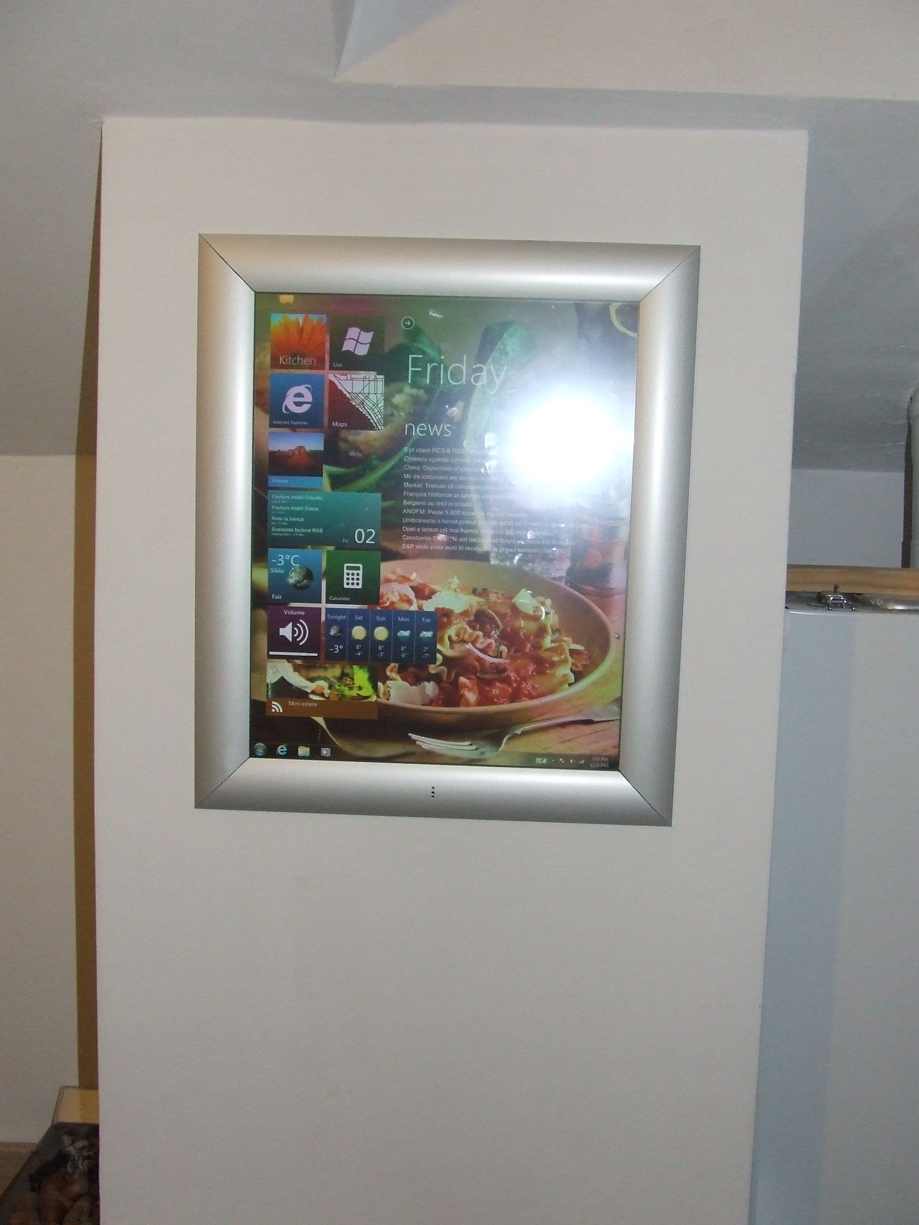 Wall-mounted Kitchen PC : 7 Steps (with Pictures) - Instructables