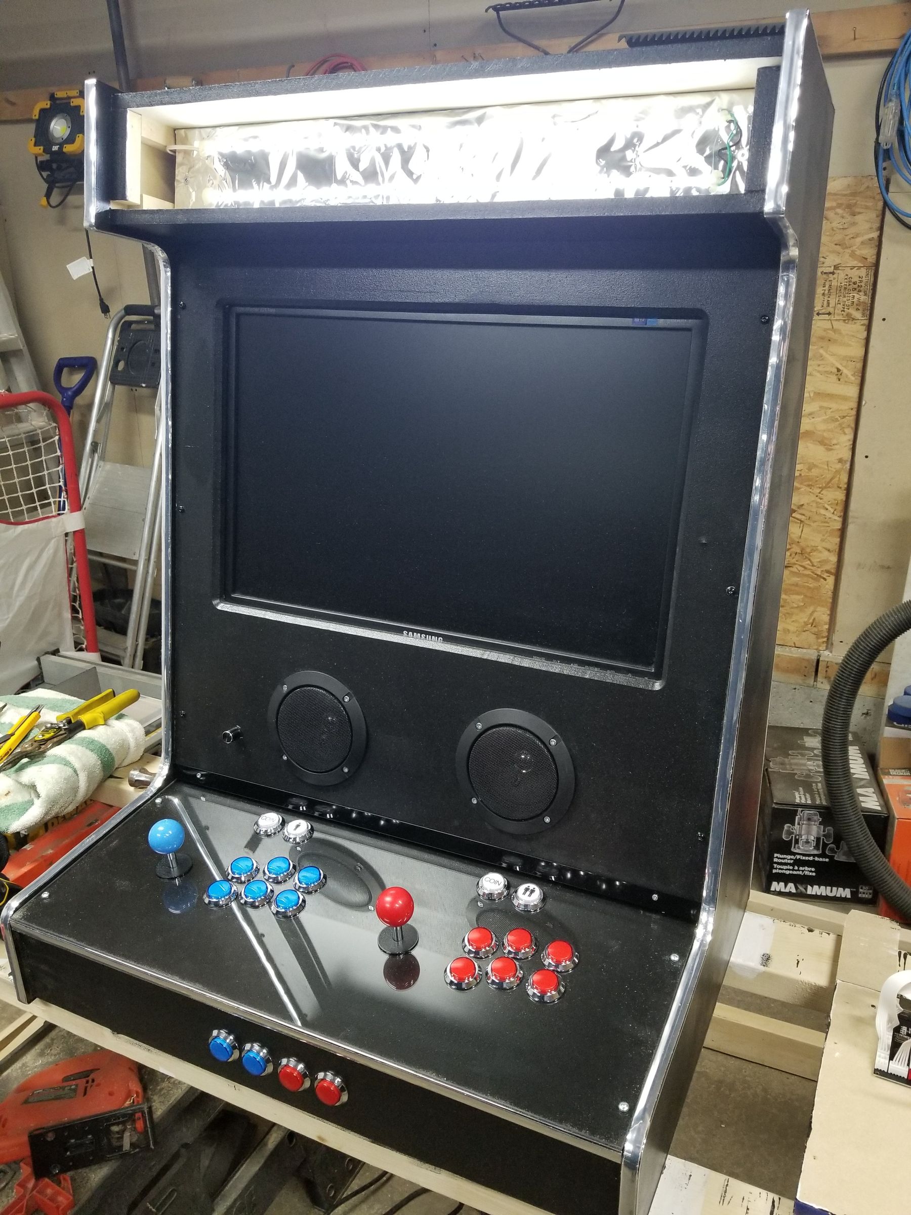 DIY MAME Arcade Cabinet (2-Player Bartop Style) : 16 Steps - Instructables