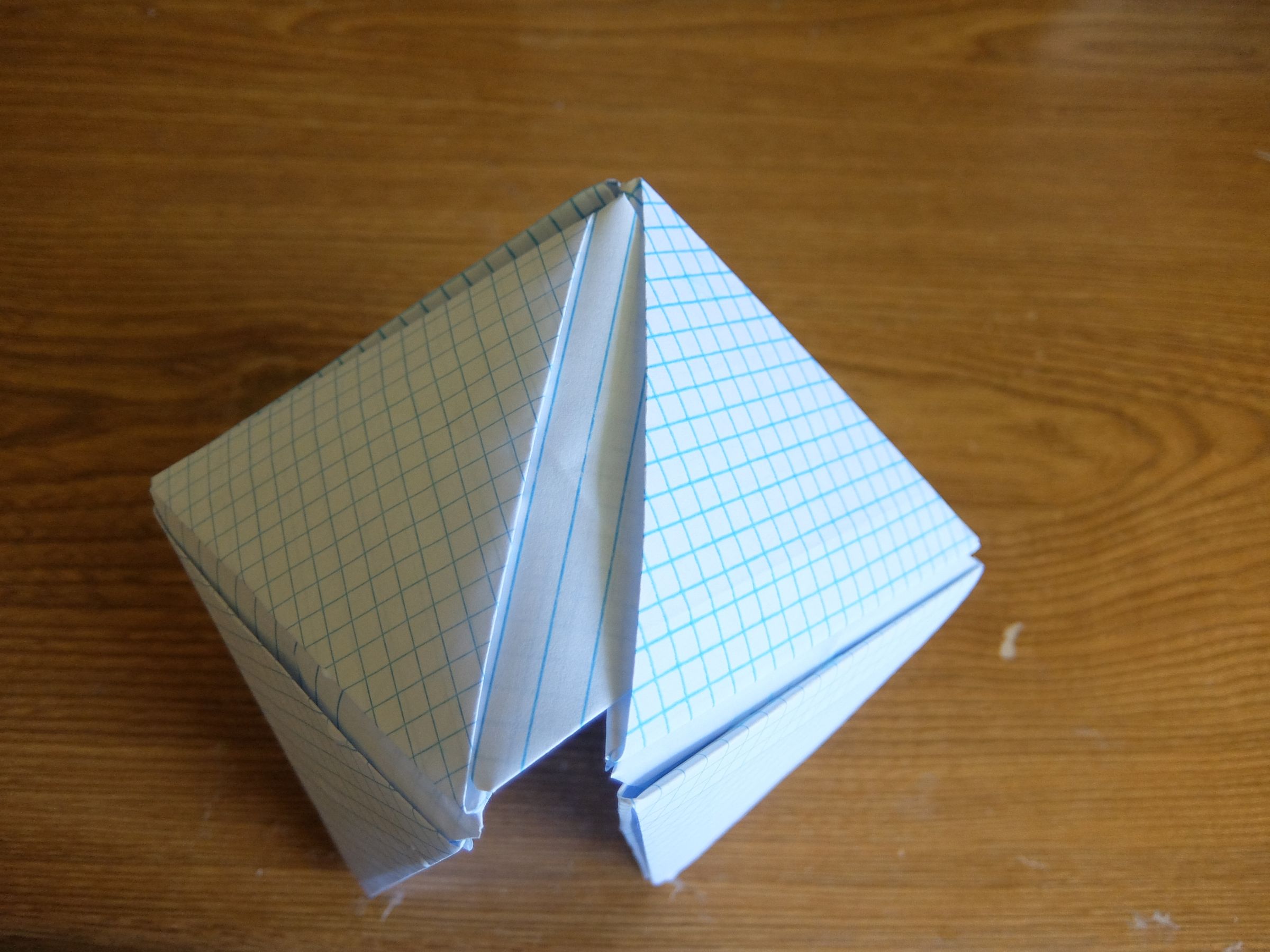 Octahedron Model DYI Using Graphing Papers : 6 Steps (with Pictures ...