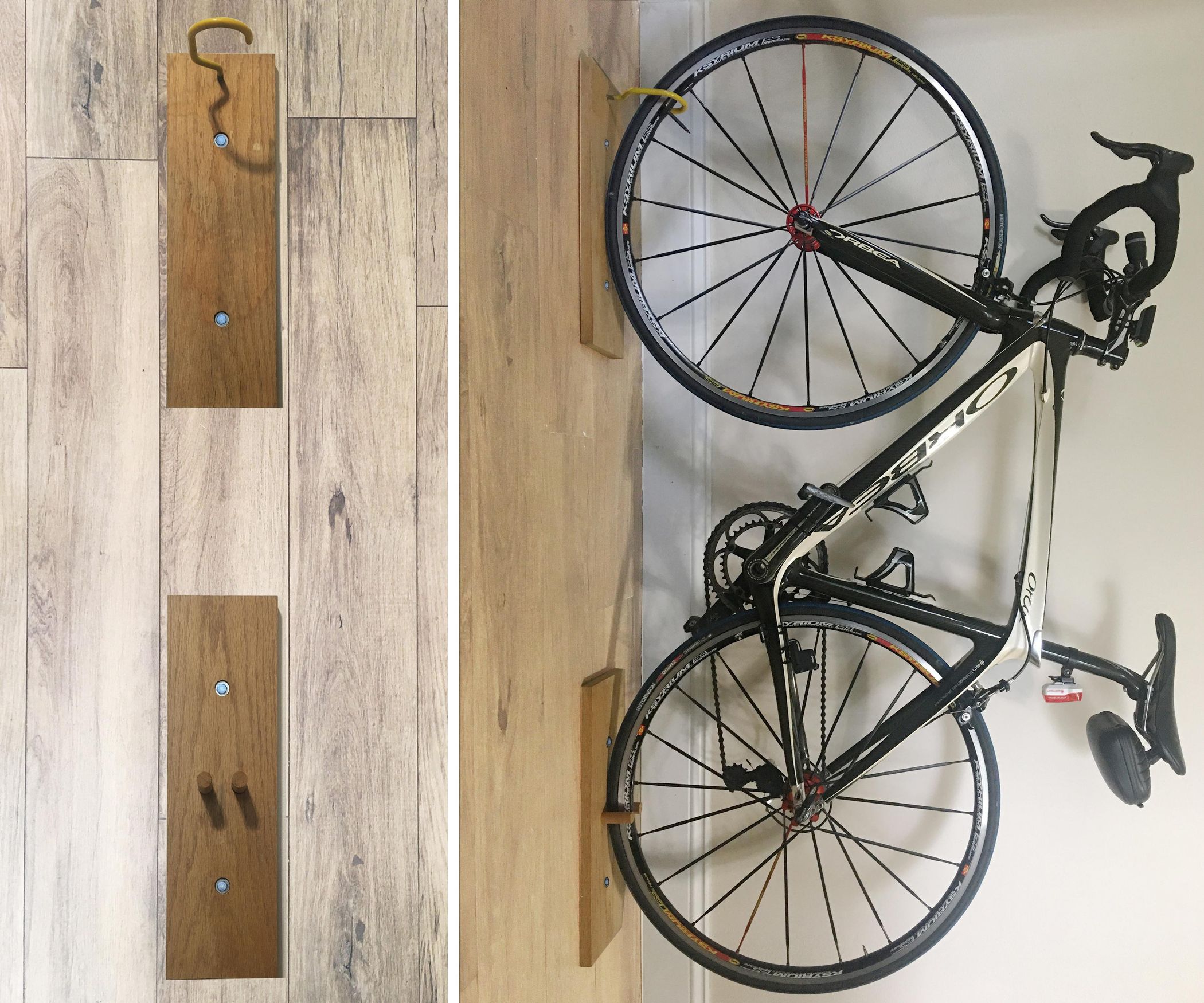 "LAW of GRAVITY" BIKE HANGER : 12 Steps - Instructables