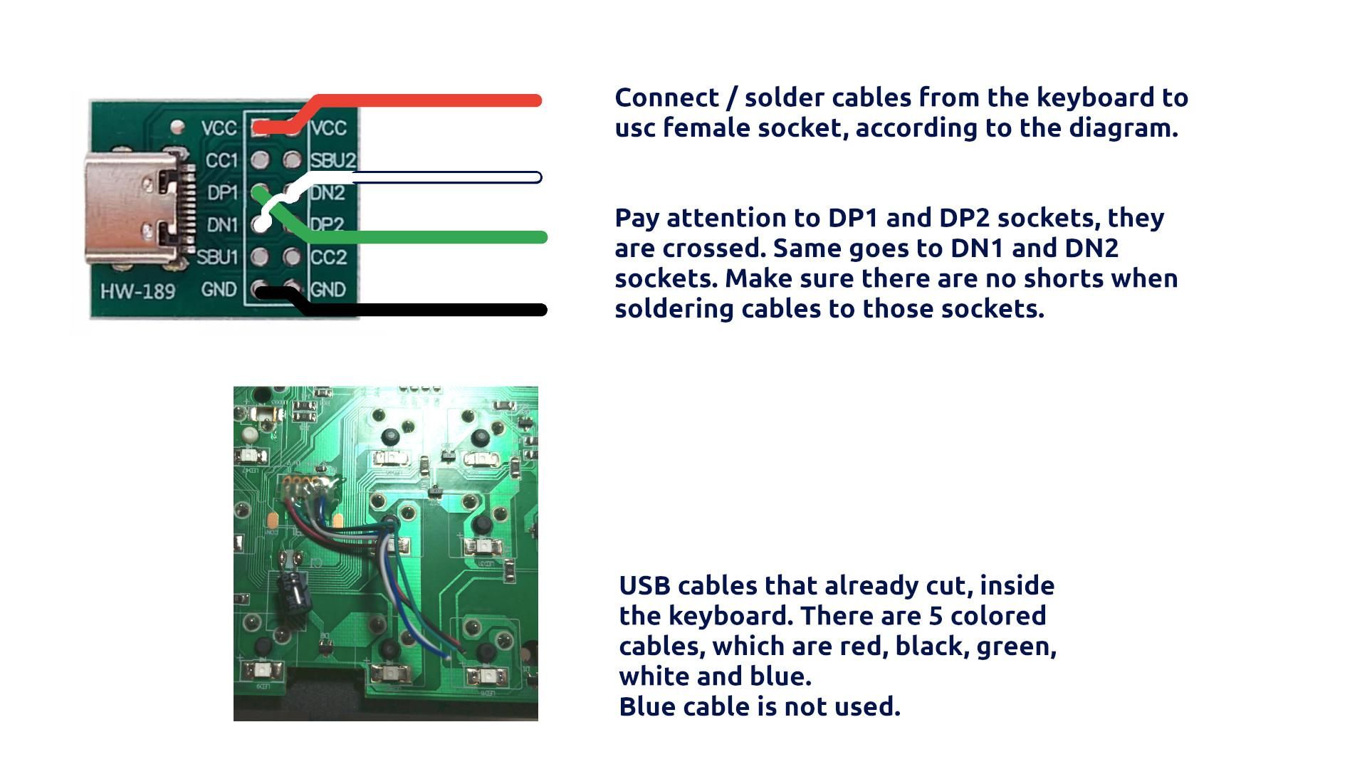 Add USB C Port to Wired Mechanical Keyboard : 5 Steps - Instructables