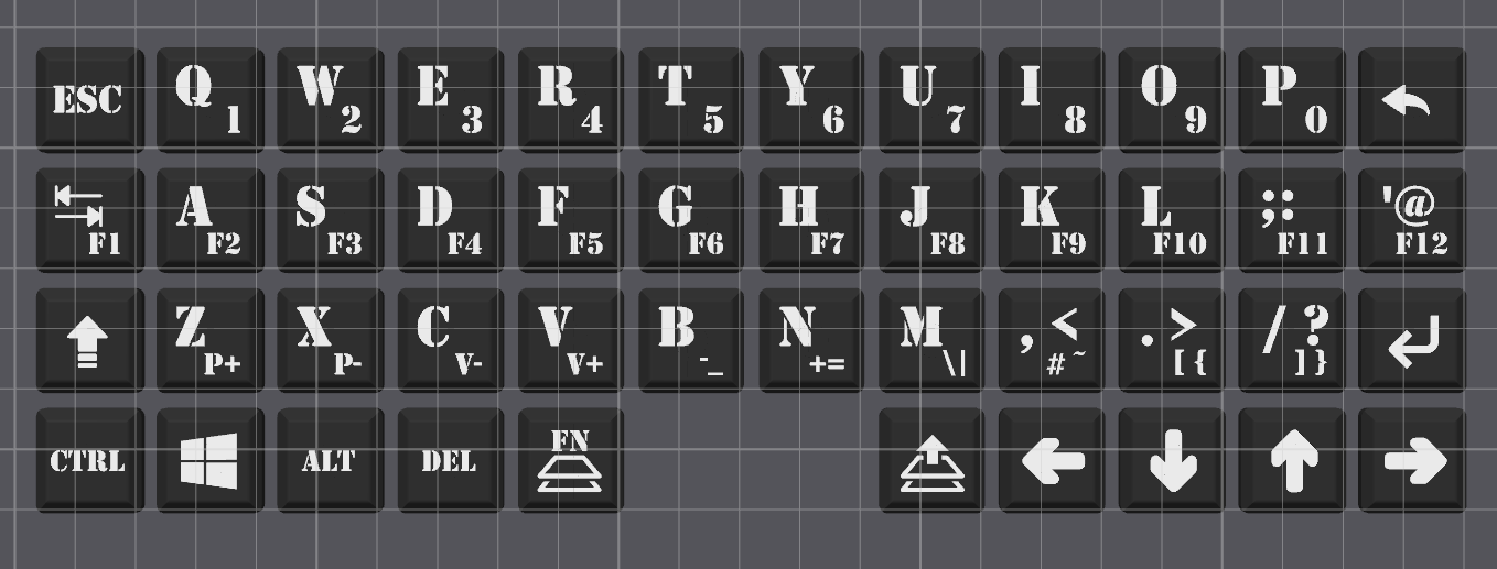 Micro Planck - 3D Printable Low-profile Ortholinear Mechanical Keyboard ...
