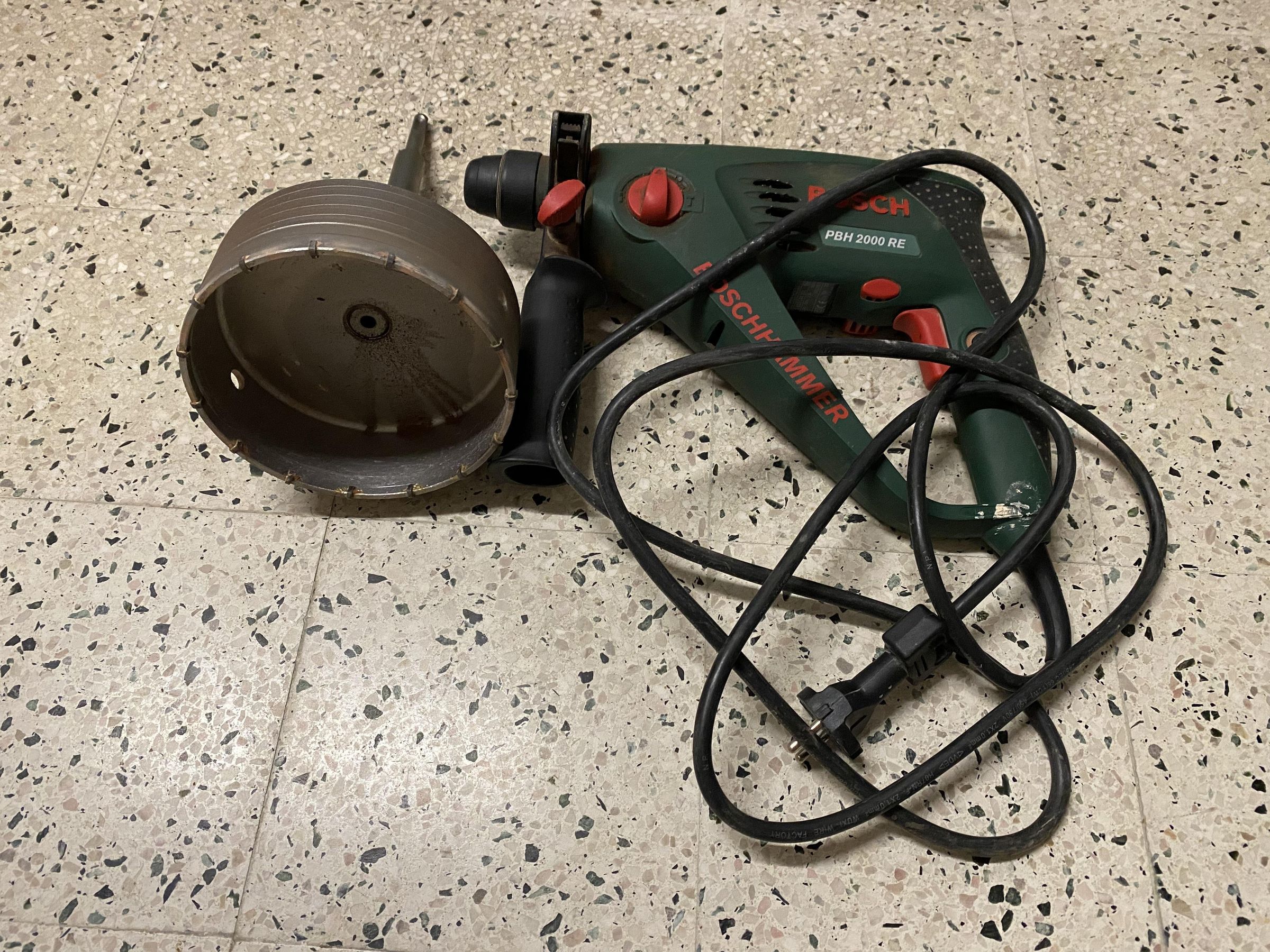 How to Drill Large Bore Holes Into a Brick Wall (and How Not To) : 5 ...