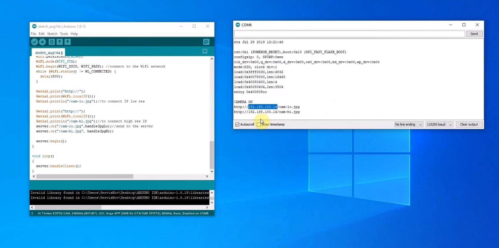 Simple ESP32 CAM Object Detection Using Open CV : 4 Steps (with ...