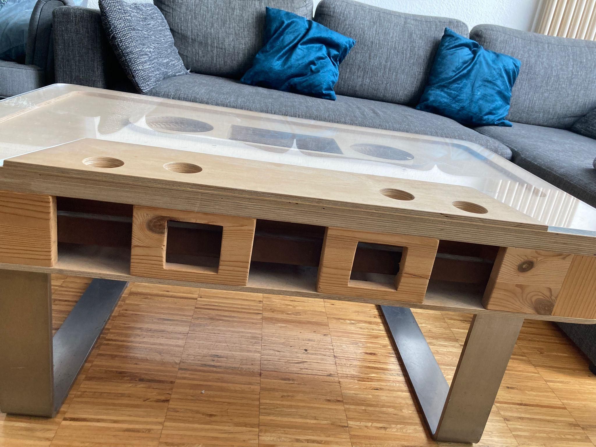 Wooden Cassette Table for the Living Room : 5 Steps (with Pictures ...