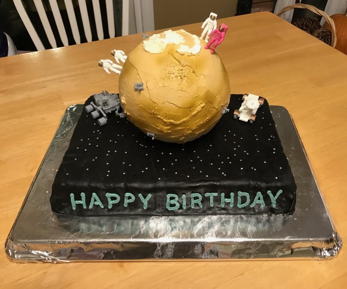 Mars Birthday Cake (It's Out of This World) : 8 Steps (with Pictures ...