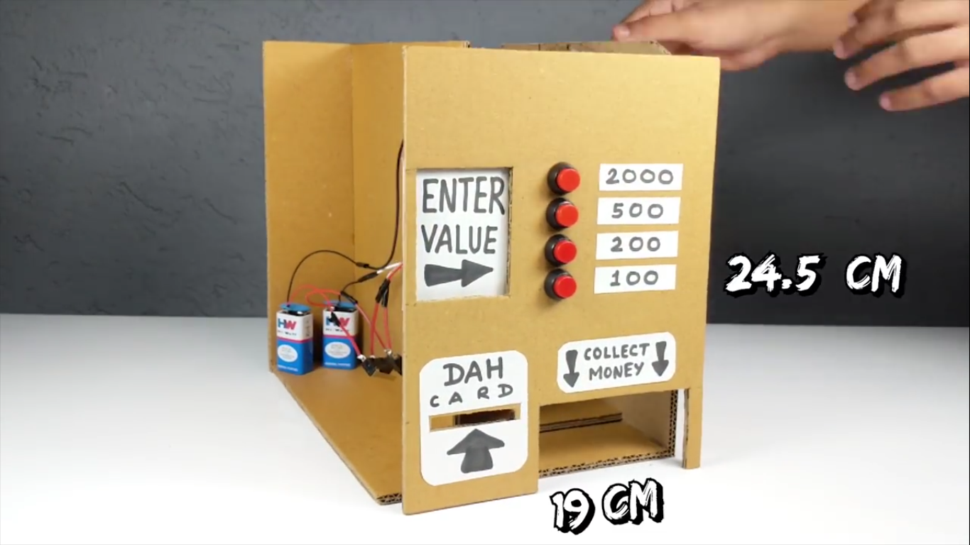 How to Make a DIY Cardboard ATM Machine : 11 Steps - Instructables