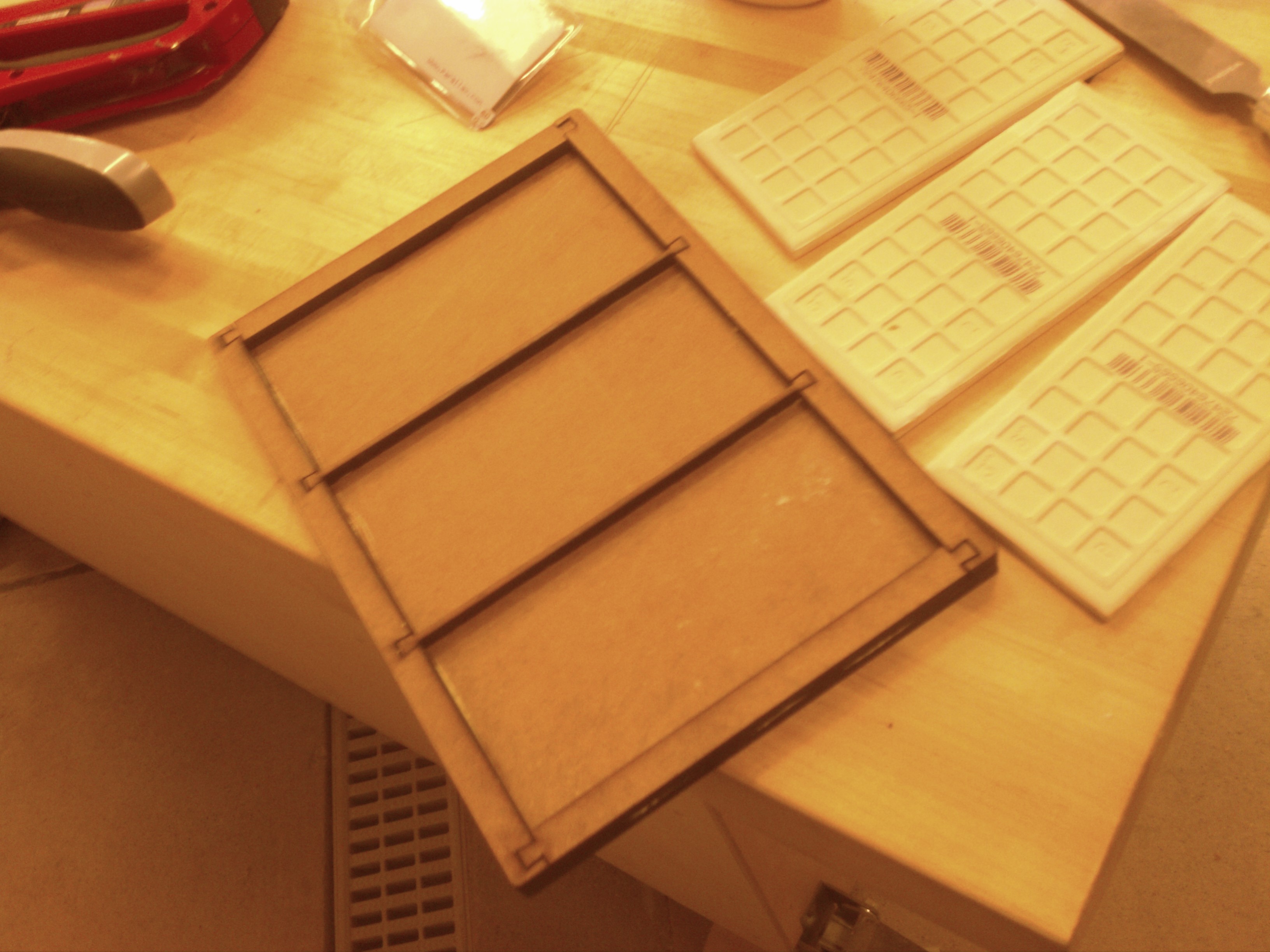 How to Make an MDF Frame for Home Depot Tiles With a Laser : 4 Steps ...