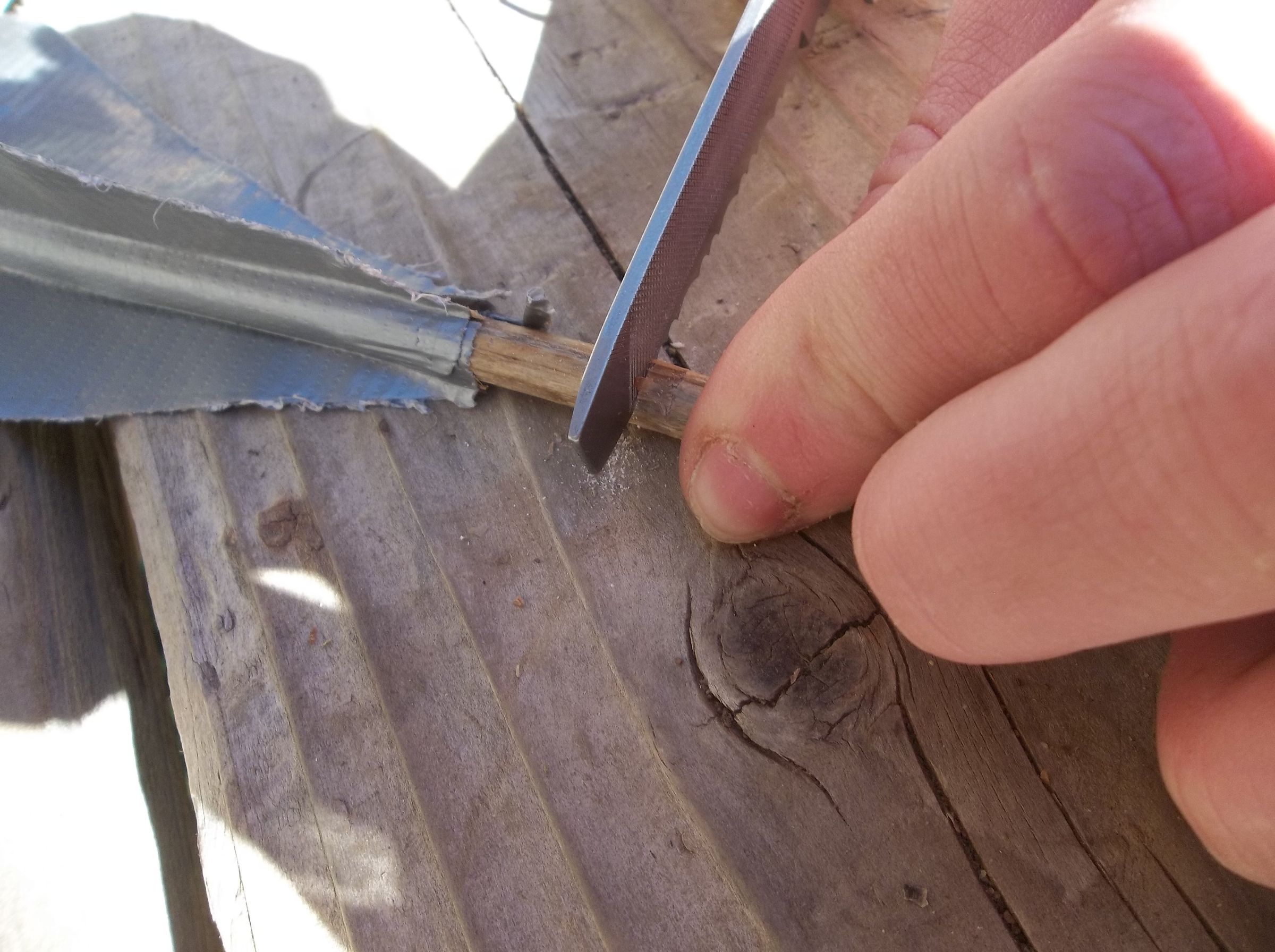 The Pathfinder Dart- Atlatl Using String(With Duct Tape Fletching) : 6 ...