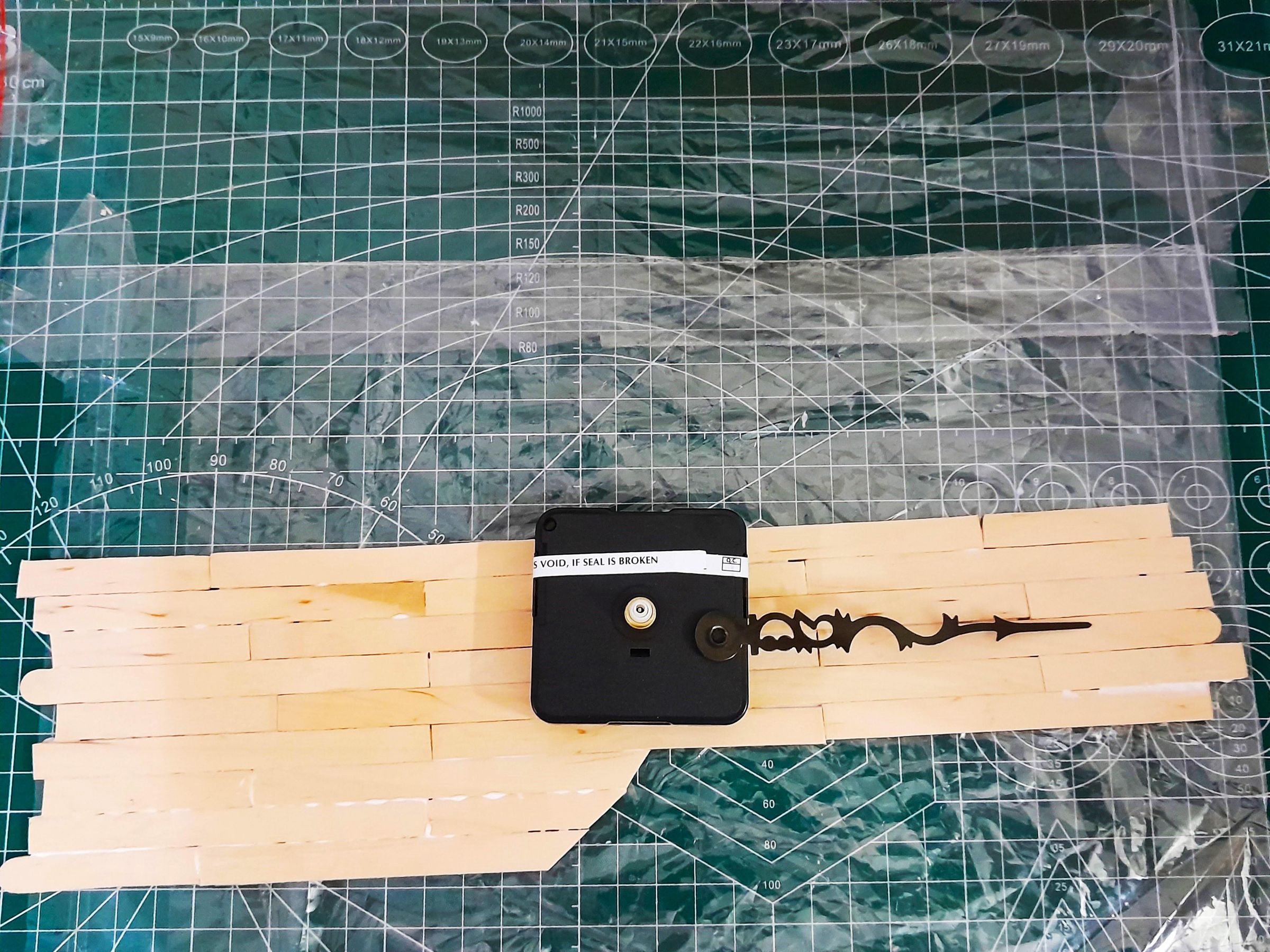 "Time Heals": Artisan Clock, Hobby Project From Simple Wooden Items ...