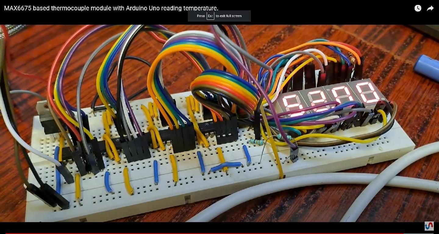 Thermocouple Temperature Reading Device Using MAX6676 Thermocouple ...