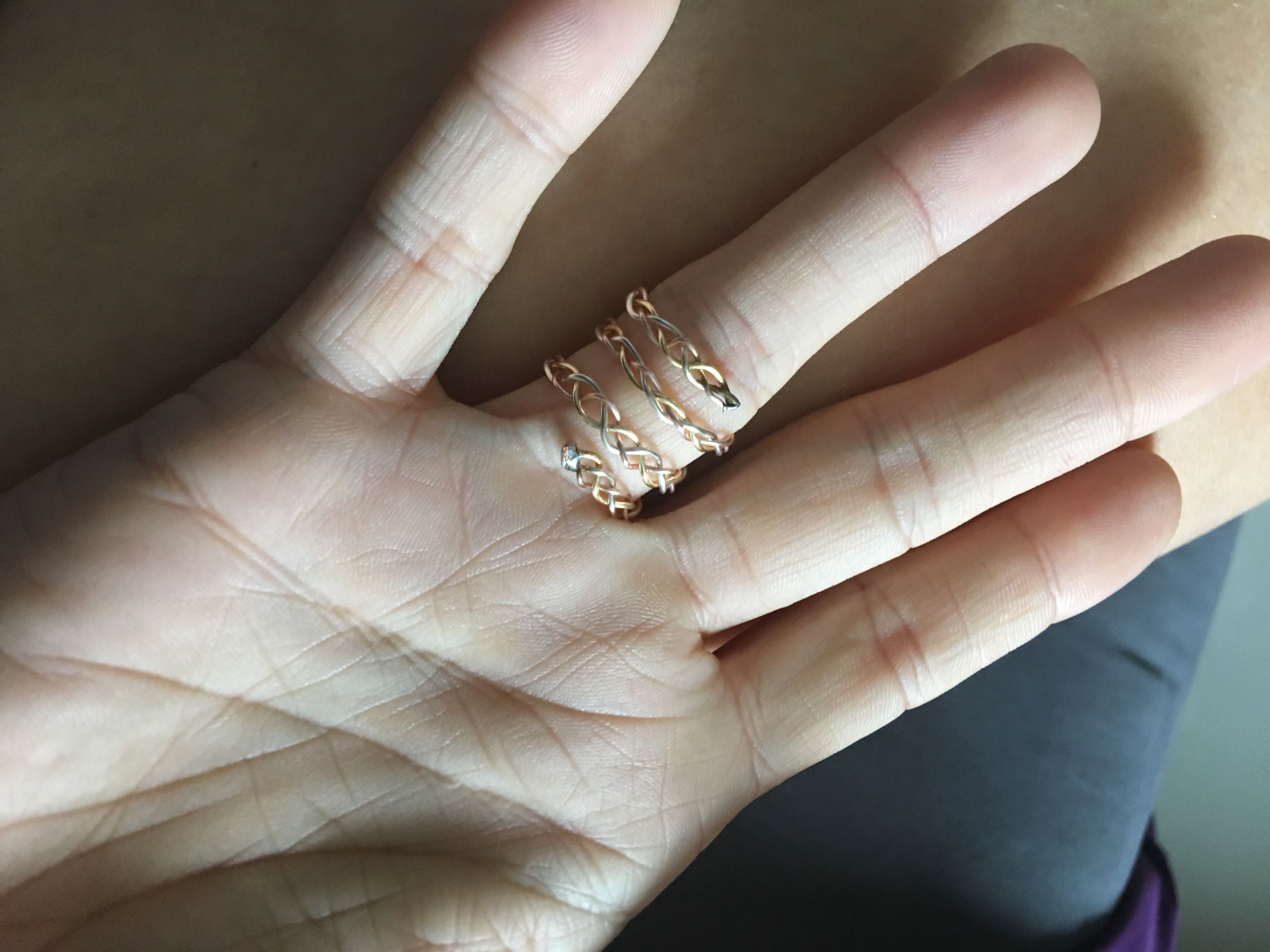 5 DIY Easy Rings - Braided & No Tools! : 8 Steps (with Pictures ...