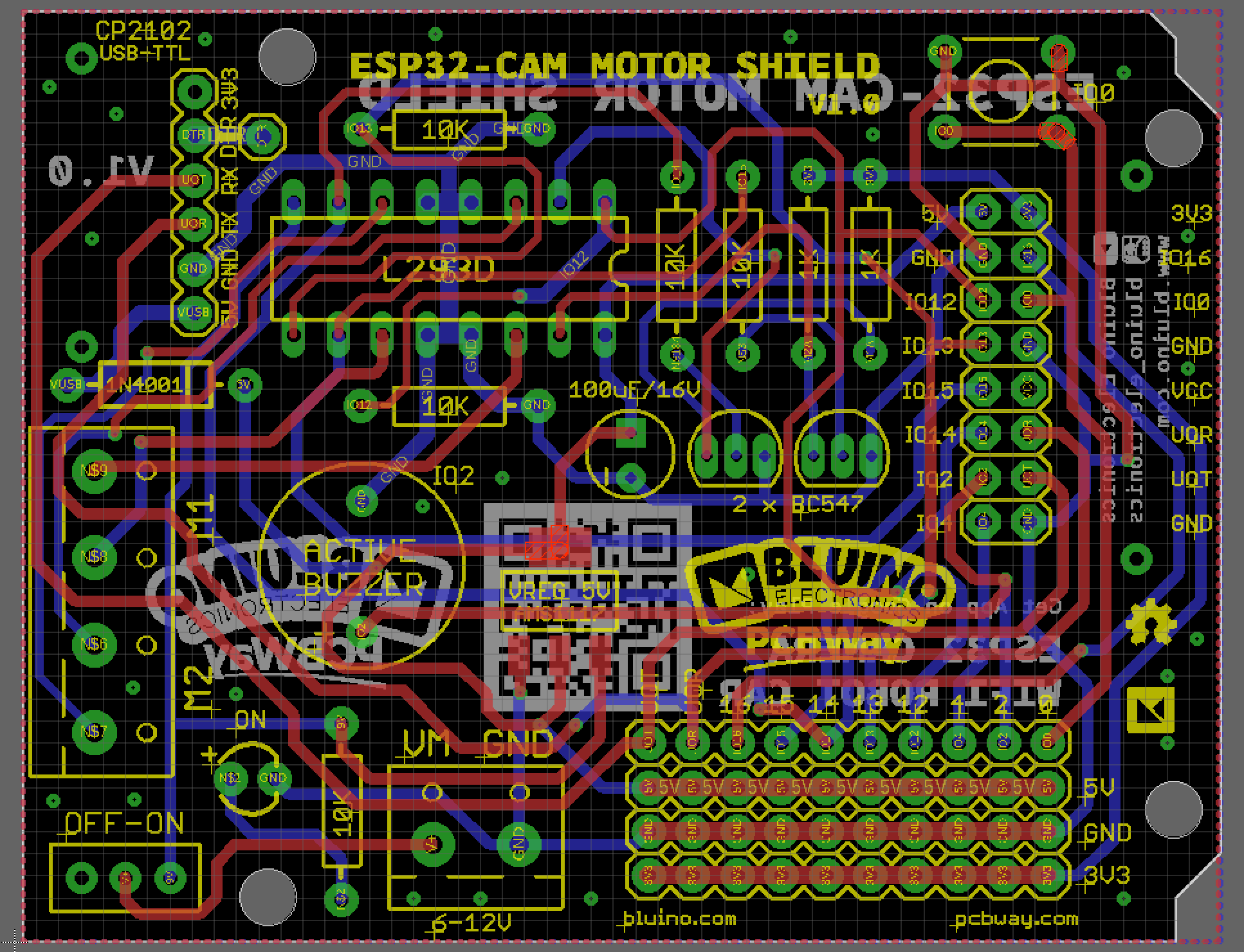 DIY ESP32 Camera Motor Shield - Wifi Camera Robot Car : 13 Steps (with ...