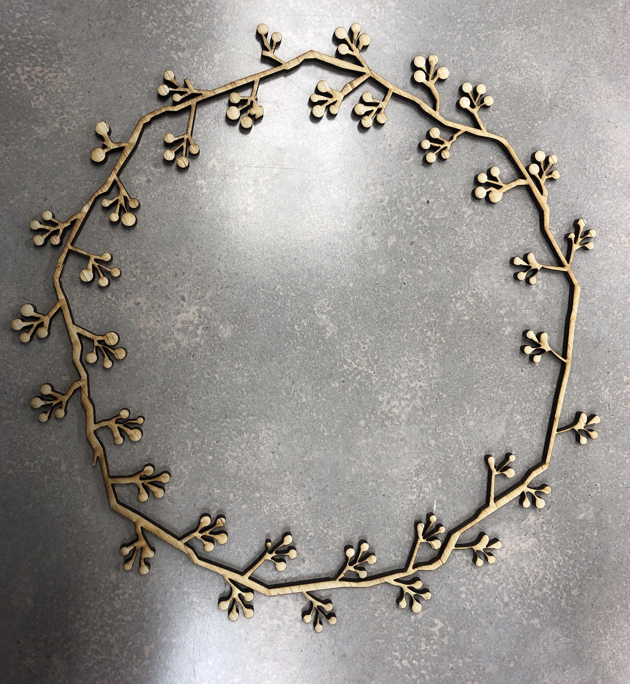 3 Layer Lasered Christmas Wreath (wood) : 4 Steps (with Pictures ...