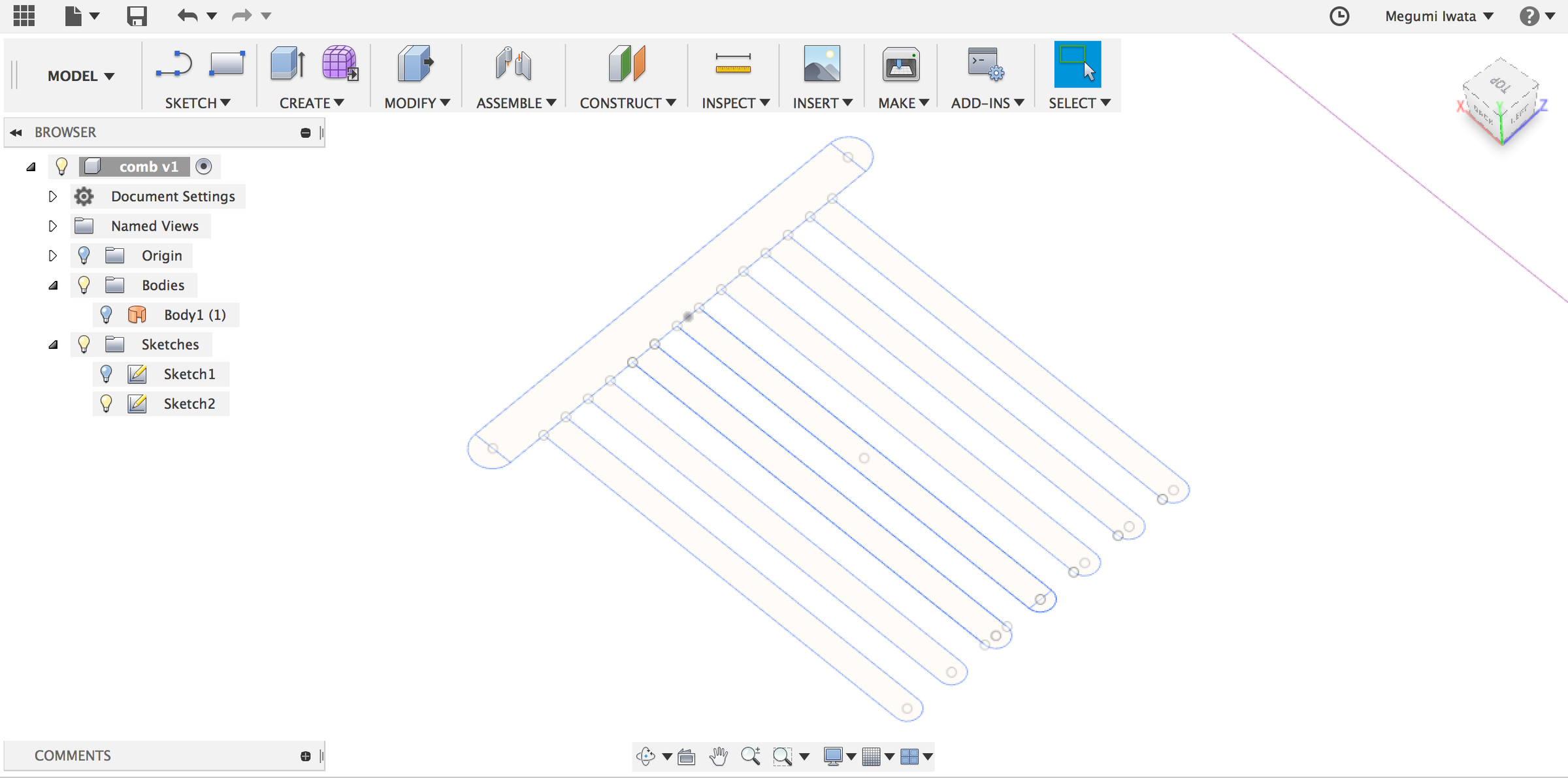 3D Printed French Twist Comb : 4 Steps (with Pictures) - Instructables
