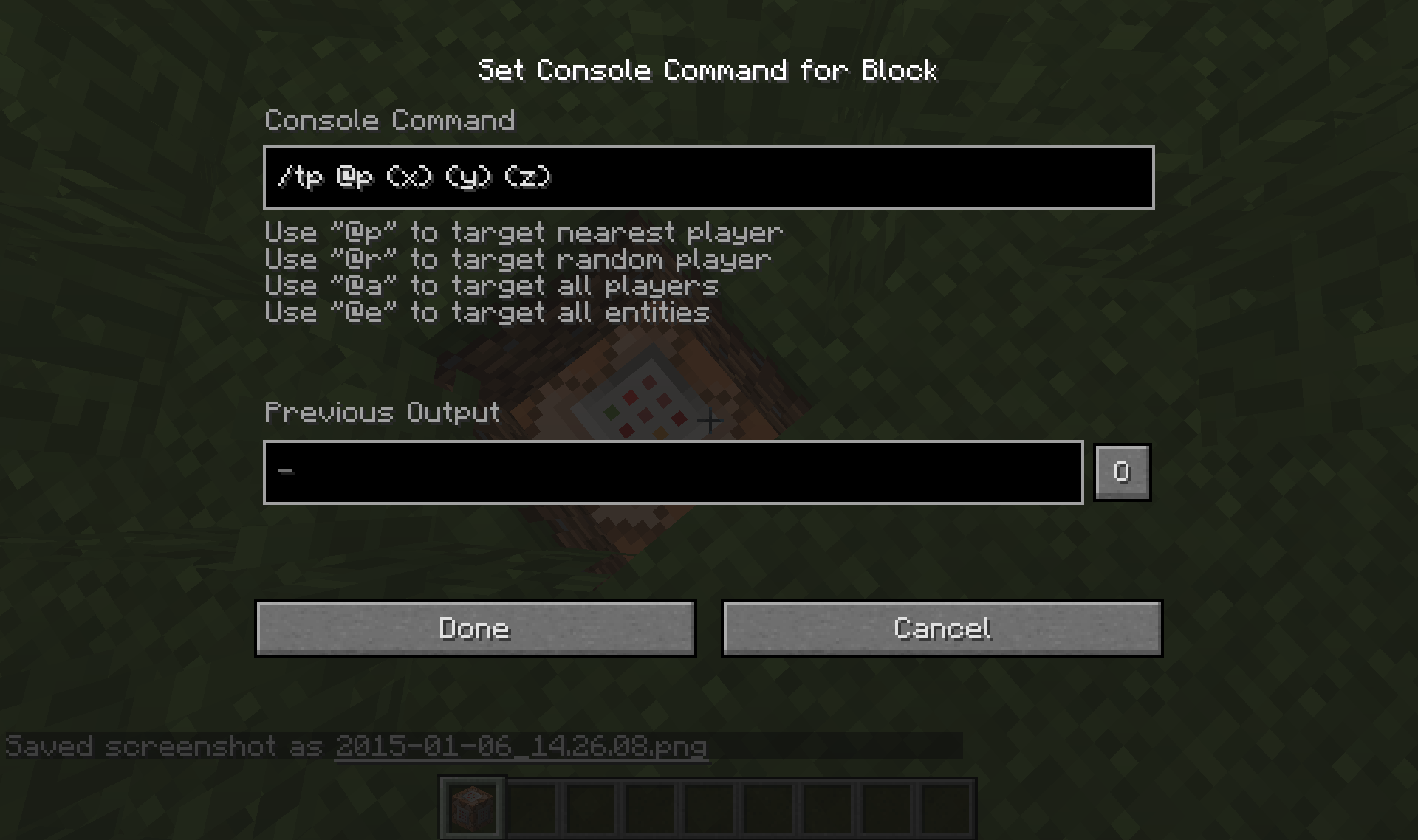 How to Make a Command Block Teleporter : 4 Steps - Instructables