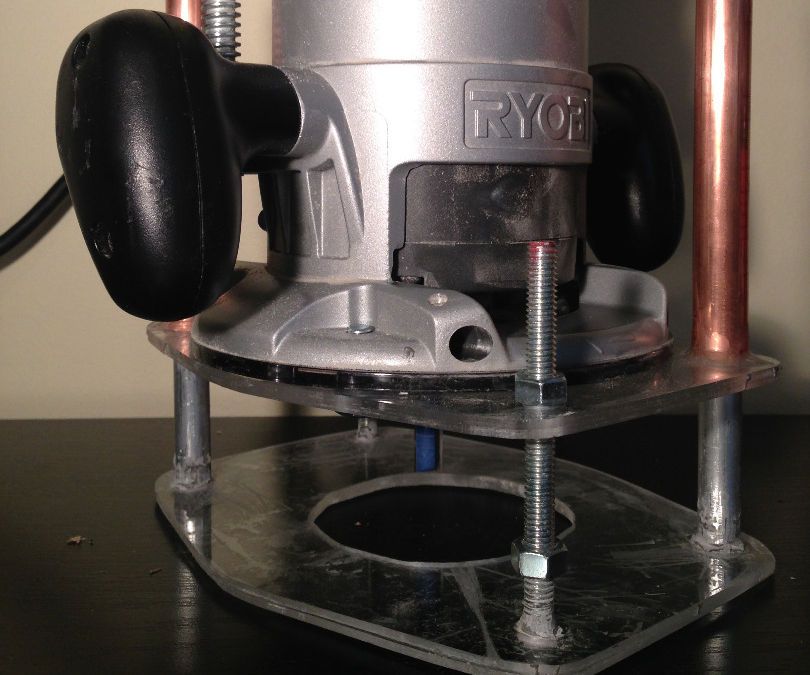 Plunge Router Base for a Fixed Router : 6 Steps (with Pictures ...