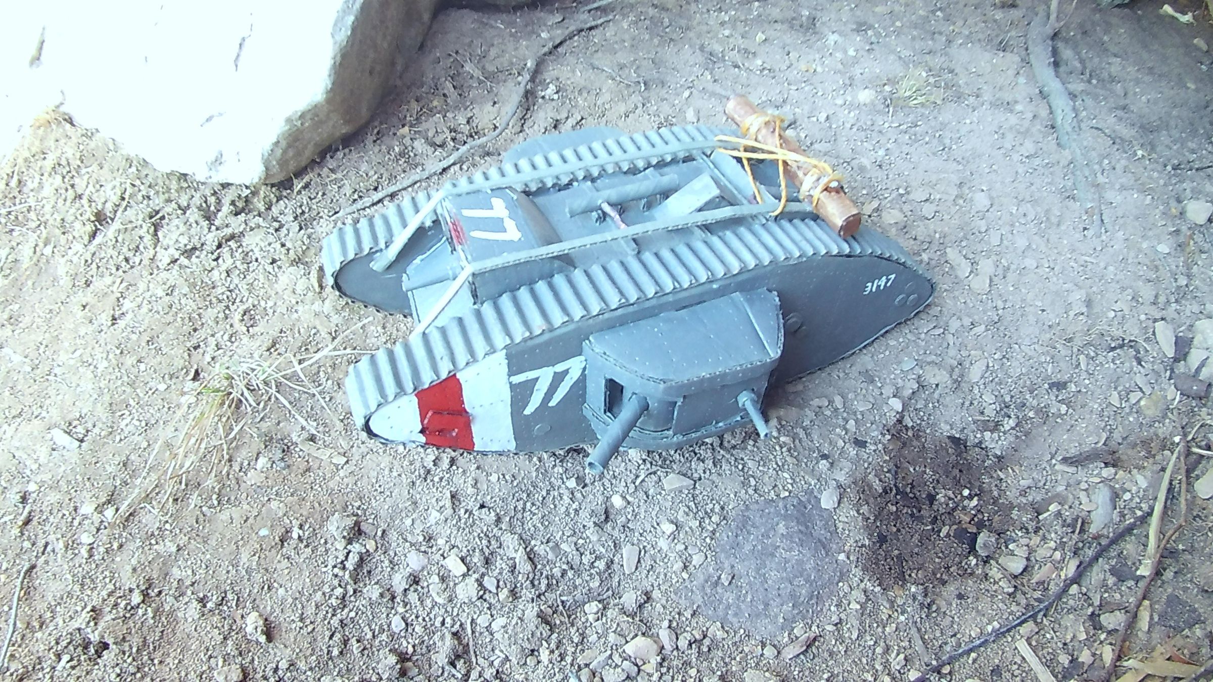 Cardboard Model Mark IV British Tank : 10 Steps (with Pictures ...