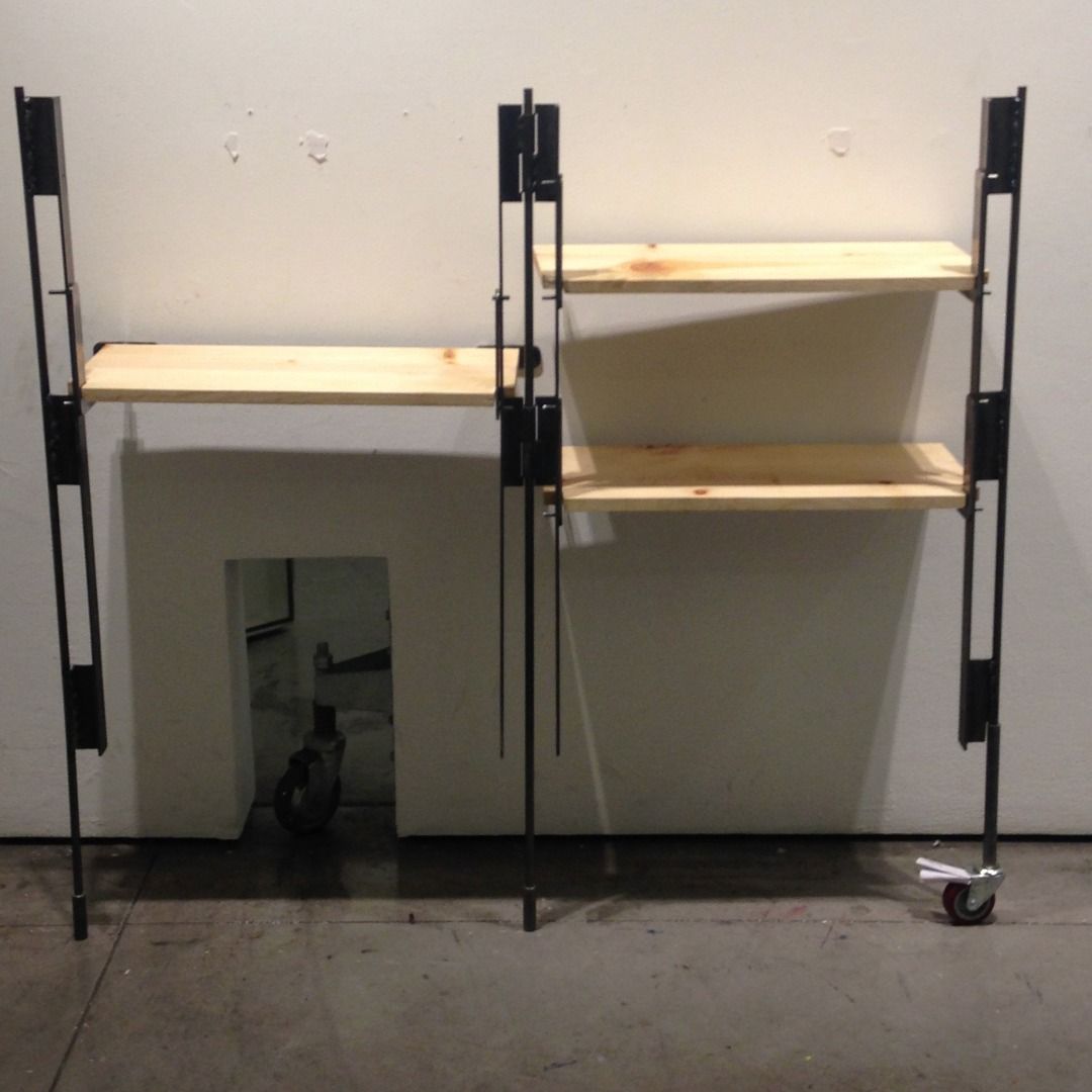 Pivoting Steel Shelving System : 9 Steps (with Pictures) - Instructables