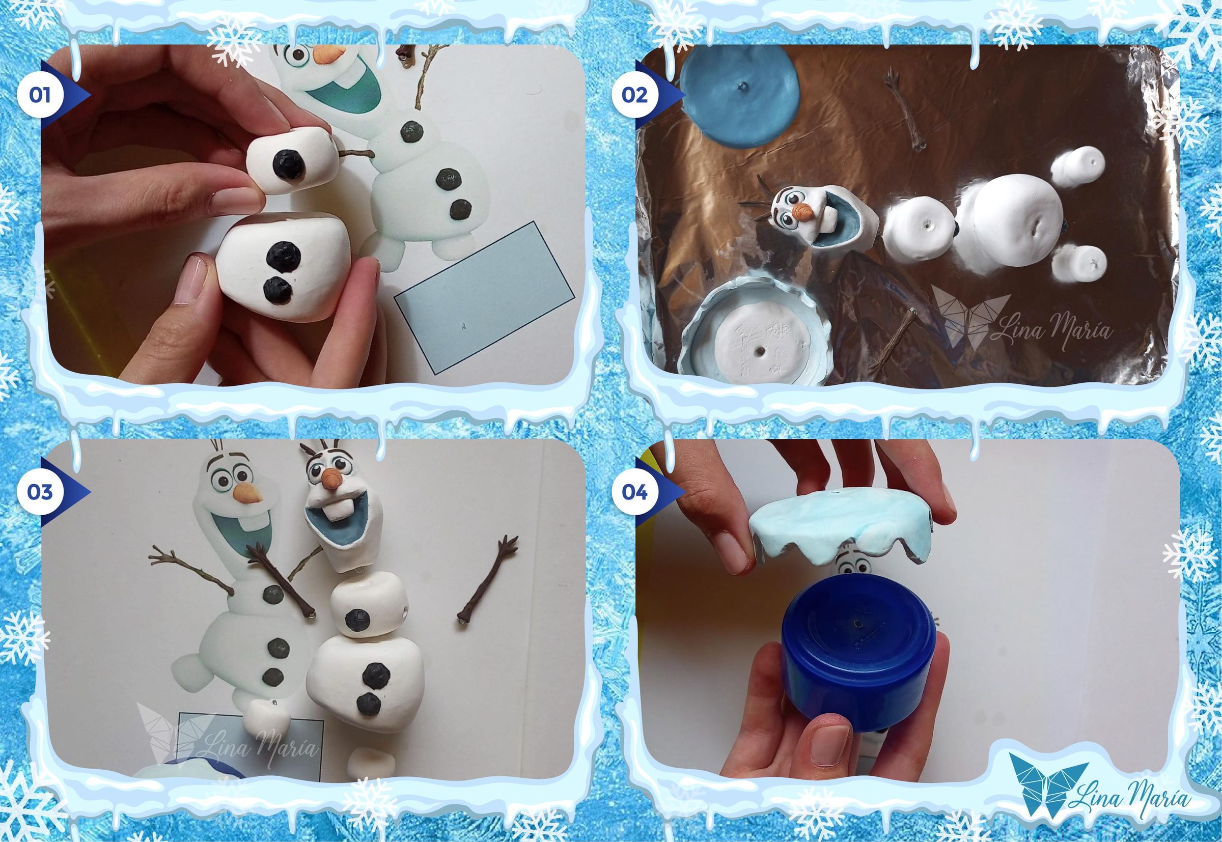 Melting OLAF - Push Puppet (FROZEN) : 21 Steps (with Pictures ...