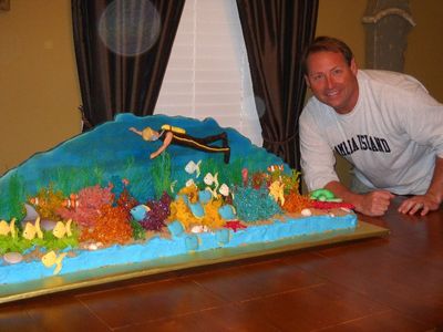 Deep Sea Diver Cake - Instructables