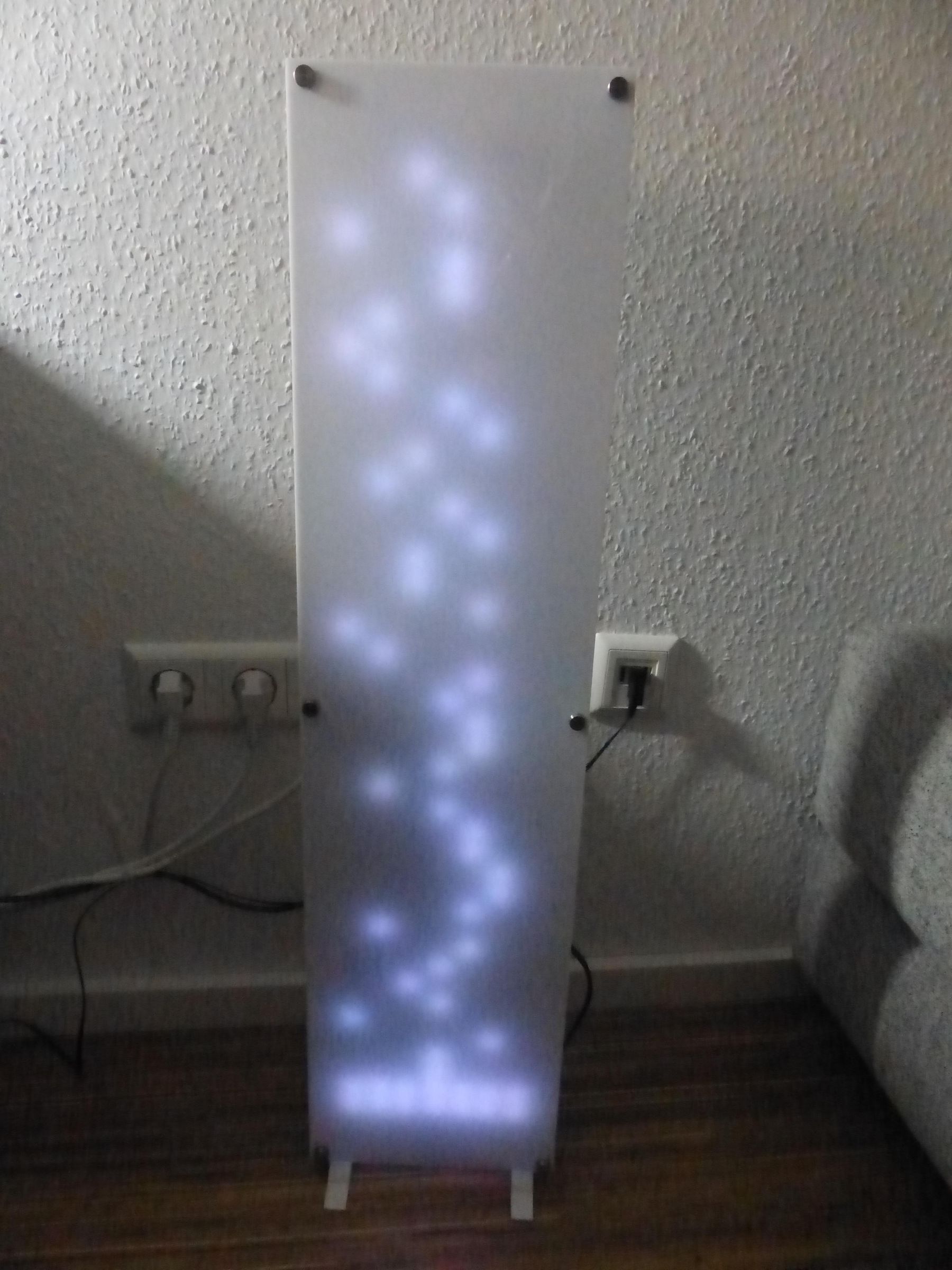 WiFi Controlled LED Strip Matrix Display Clock Light : 3 Steps (with ...