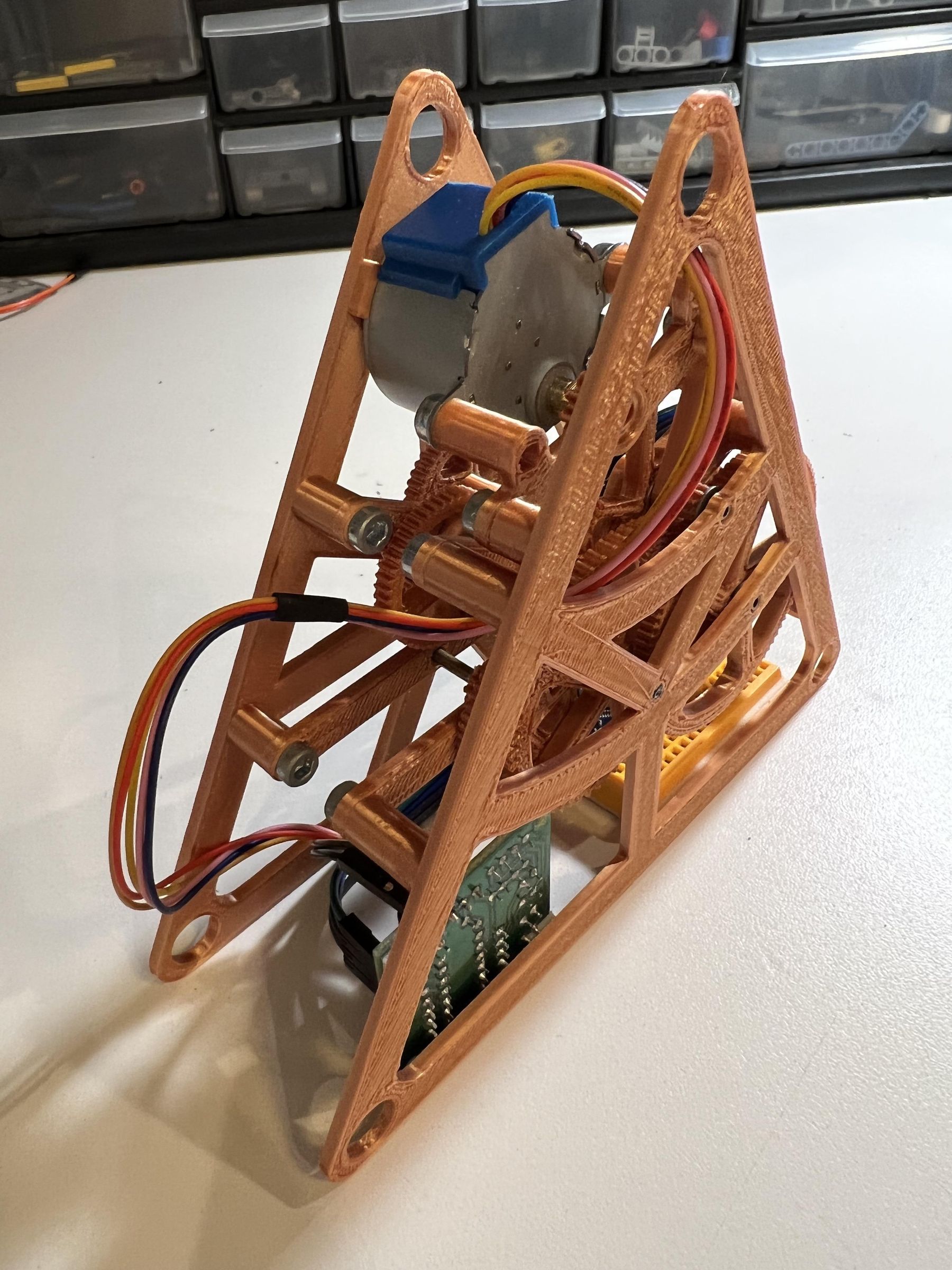 Triangulum - 3D Printed 3-Hand Clock : 16 Steps (with Pictures ...