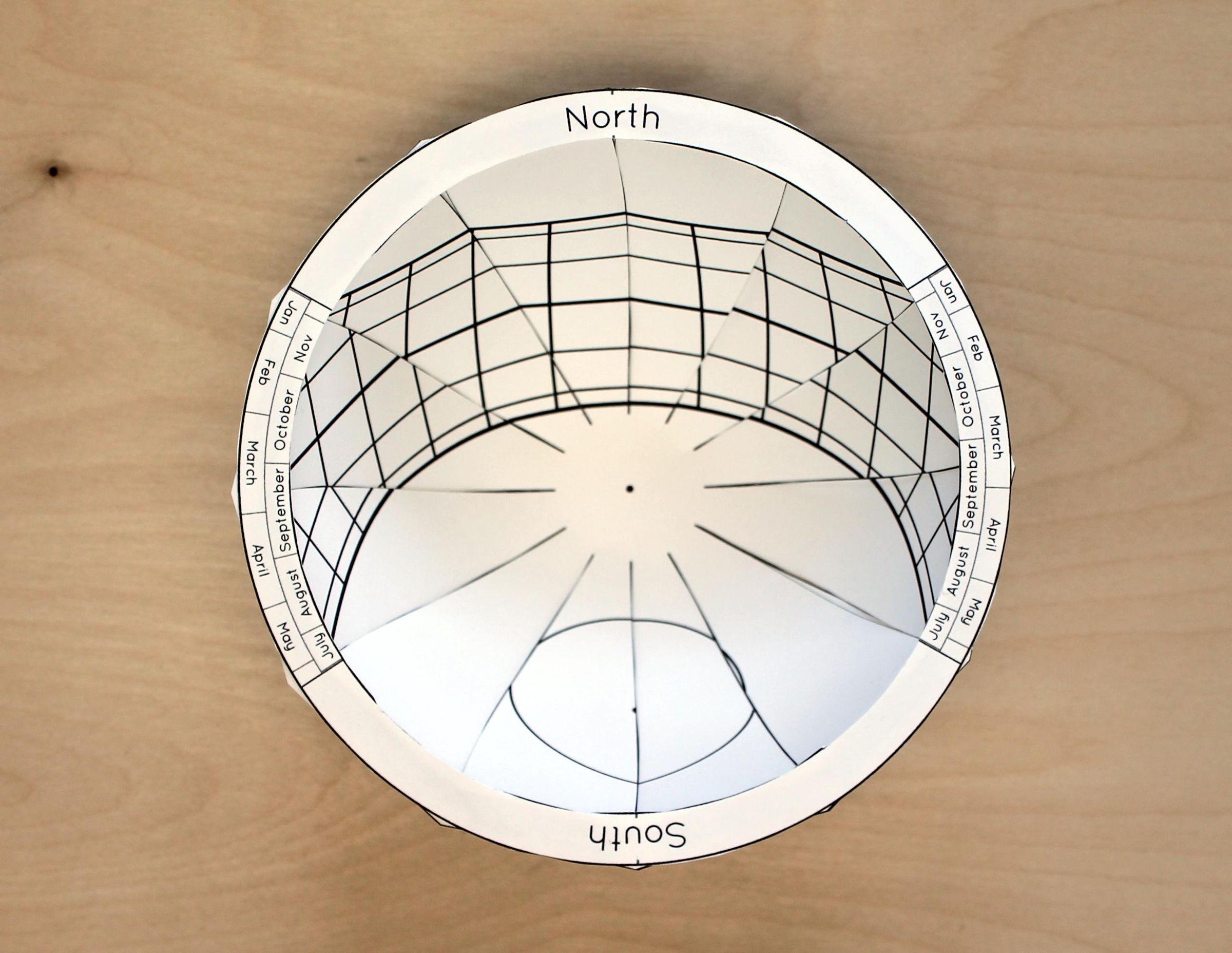 A Hemispherical Paper Sundial : 5 Steps (with Pictures) - Instructables
