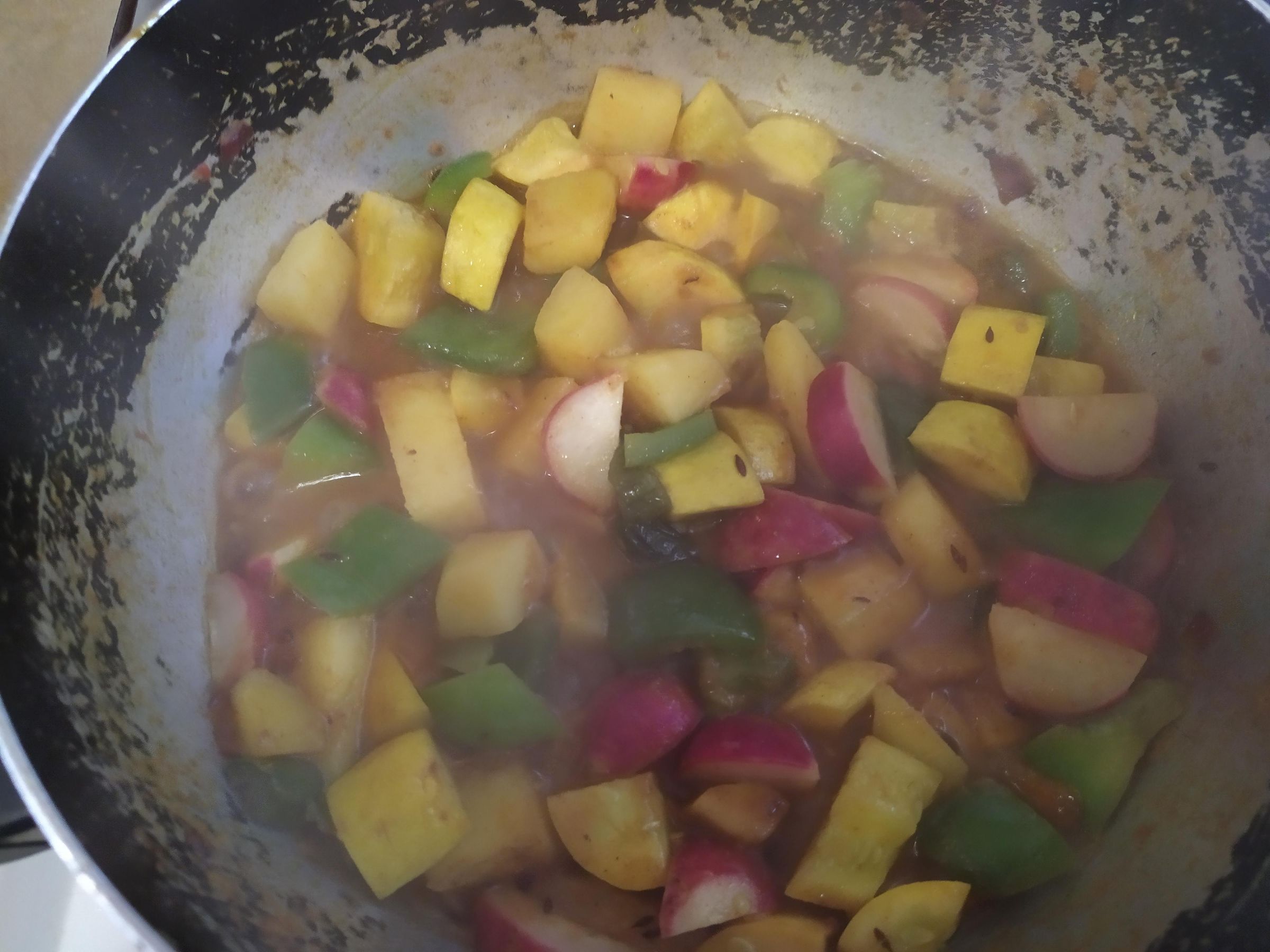 Sukka Roti a Traditional Asian Flat Bread and Mixed Vegetables. : 12 ...