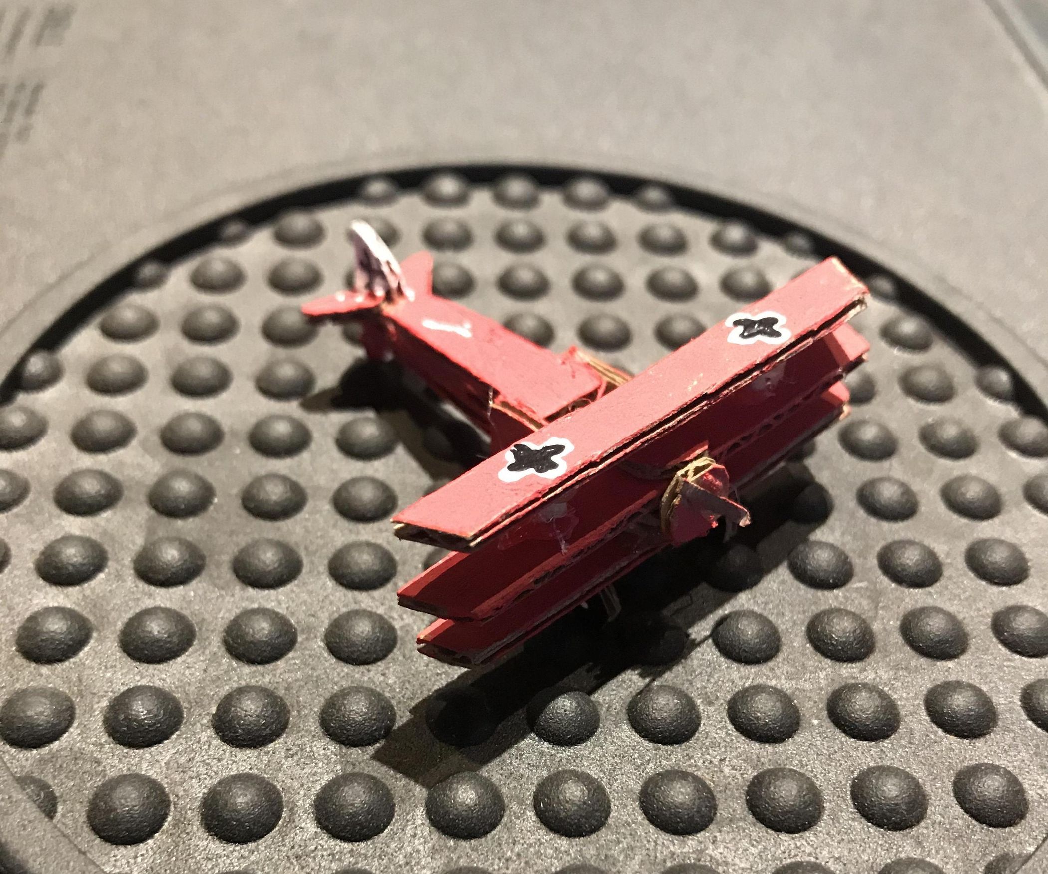 How to Make a Mini Red-Baron Fokker Tri-plane(With Cardboard) : 3 Steps ...