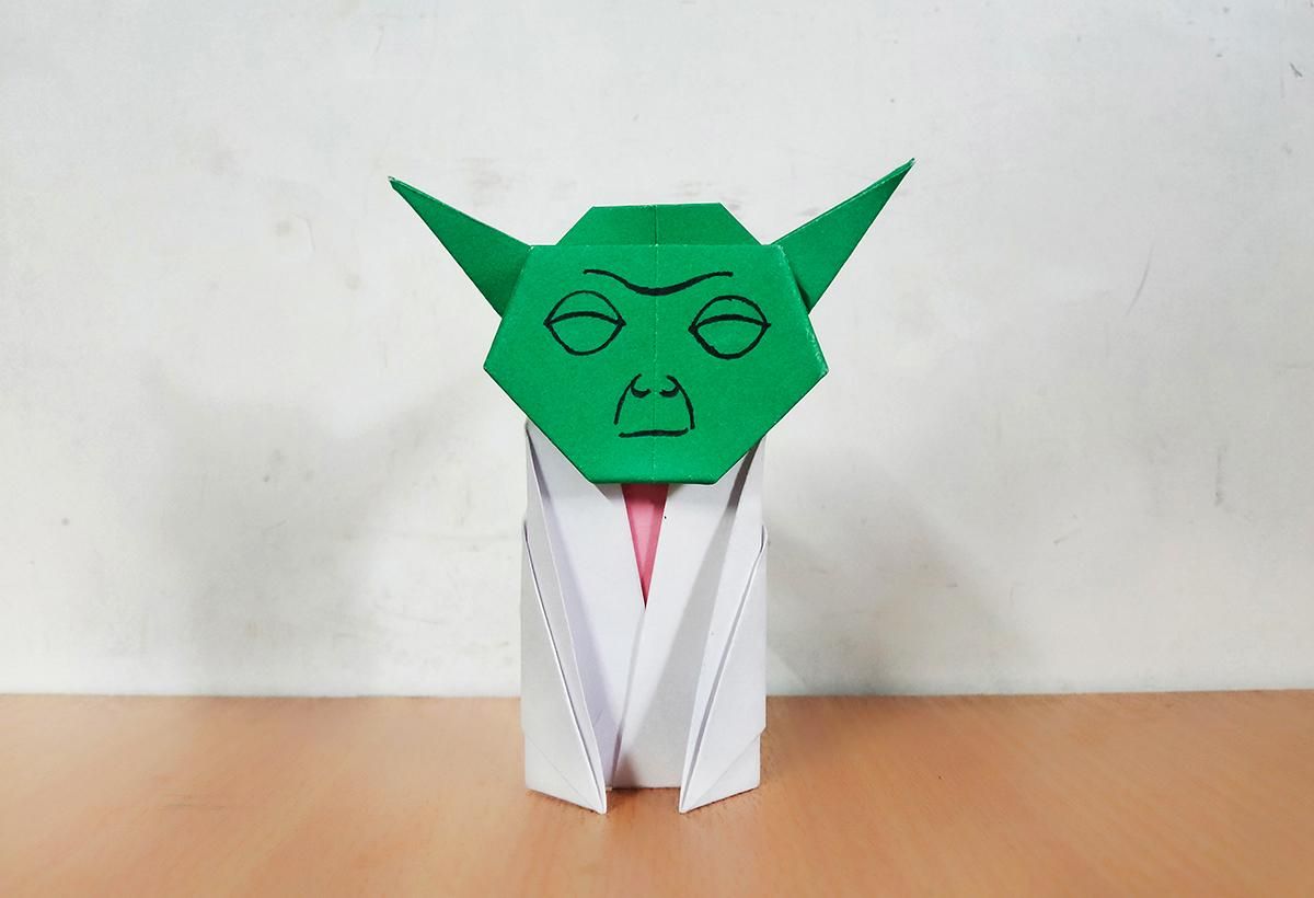 Origami Paper Yoda | Star Wars : 21 Steps (with Pictures) - Instructables