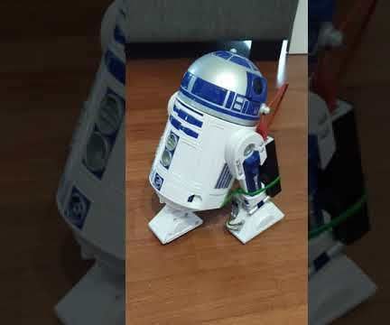 Hacked Disney R2D2: Bluetooth Control, More Sounds (ESP32, DFPlayer ...