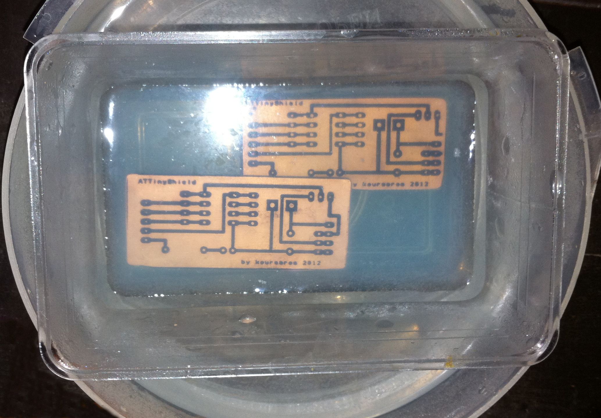 Arduino ATtiny85 Programmer Shield on PCB [ATtinyShield] : 9 Steps ...