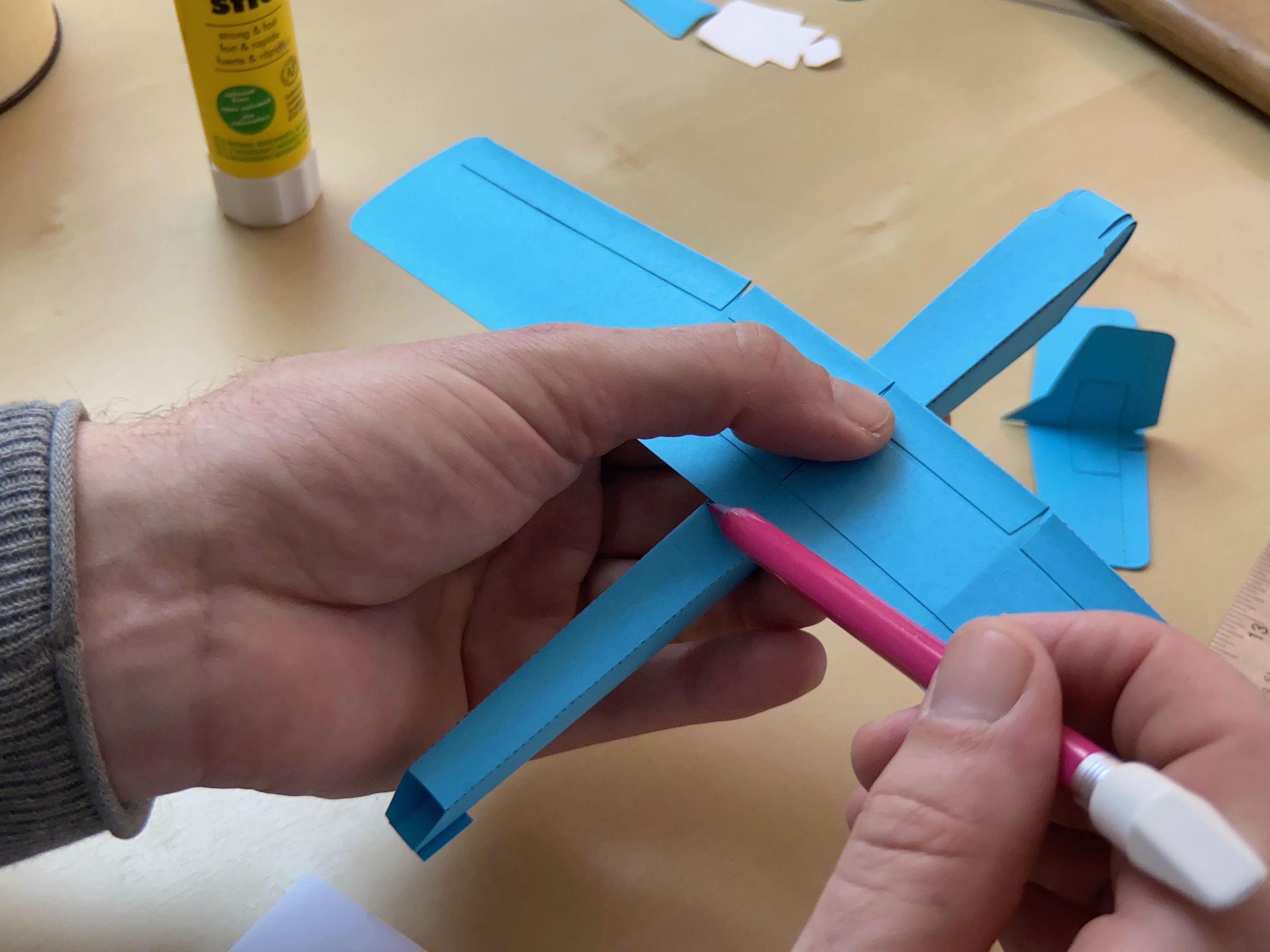 Card Stock Vintage Racer Airplane : 10 Steps (with Pictures ...